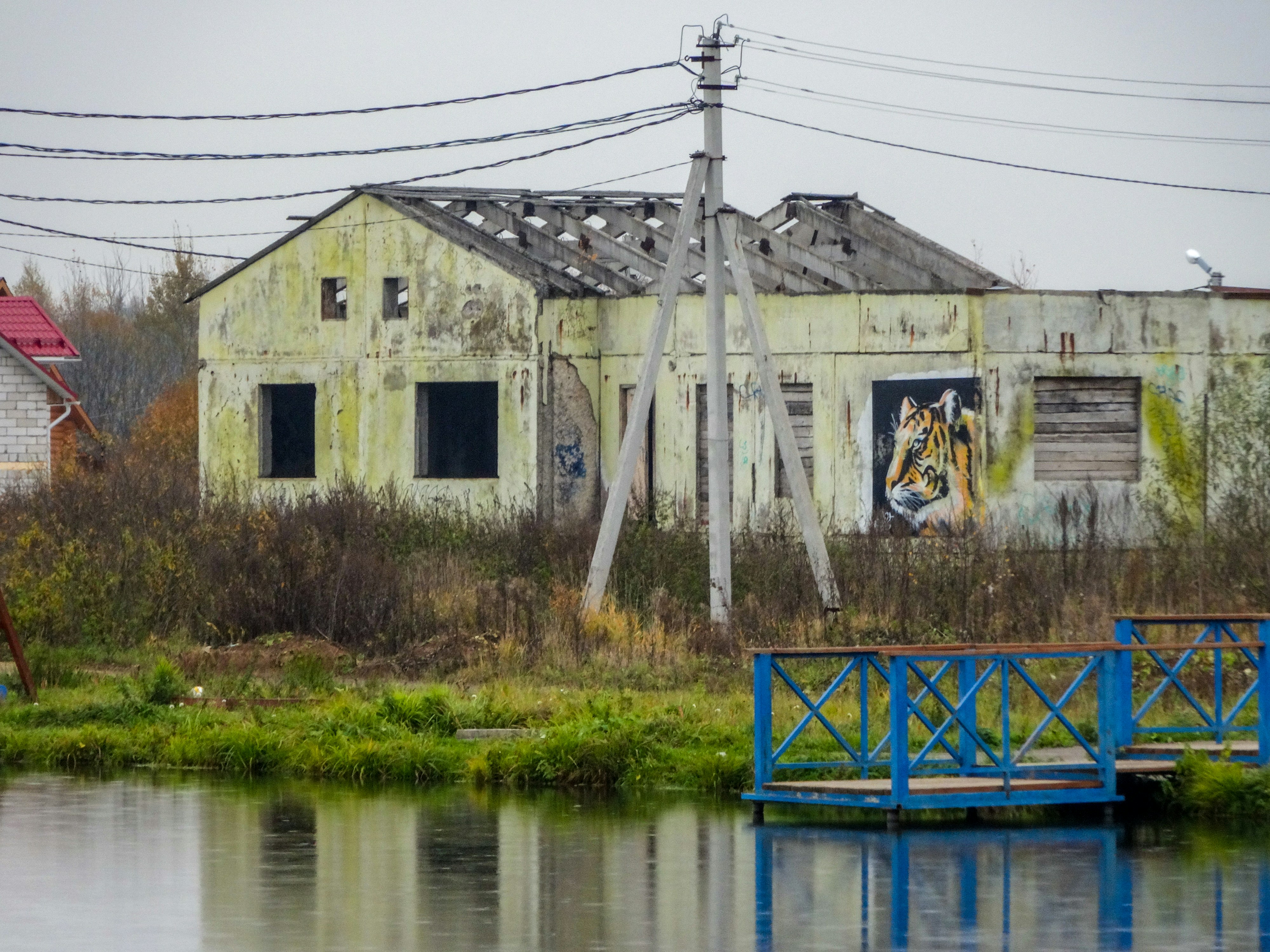 Weathered Factory by the Water: A Quiet Decay