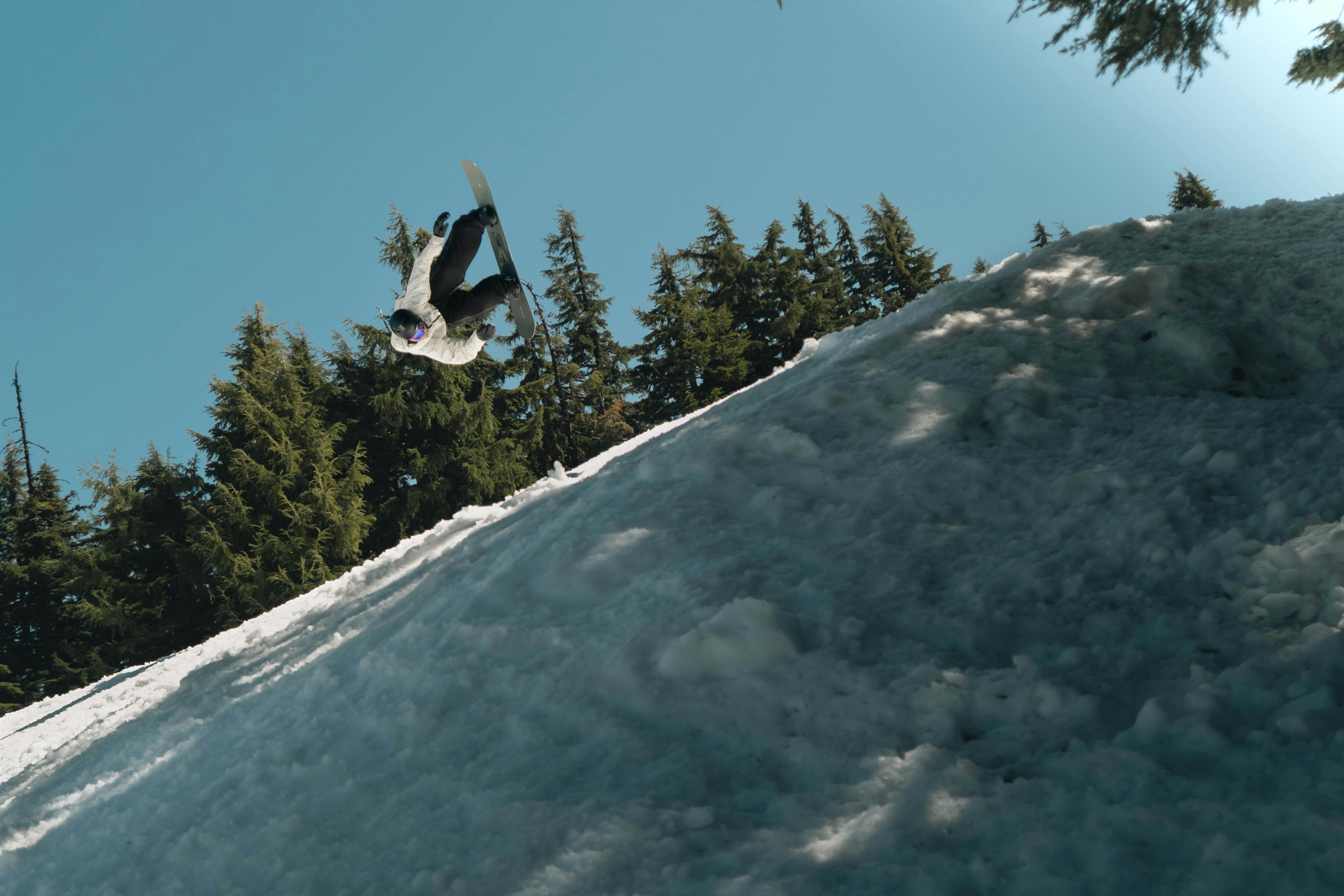 Gravity Defied: A Snowboarder's Leap