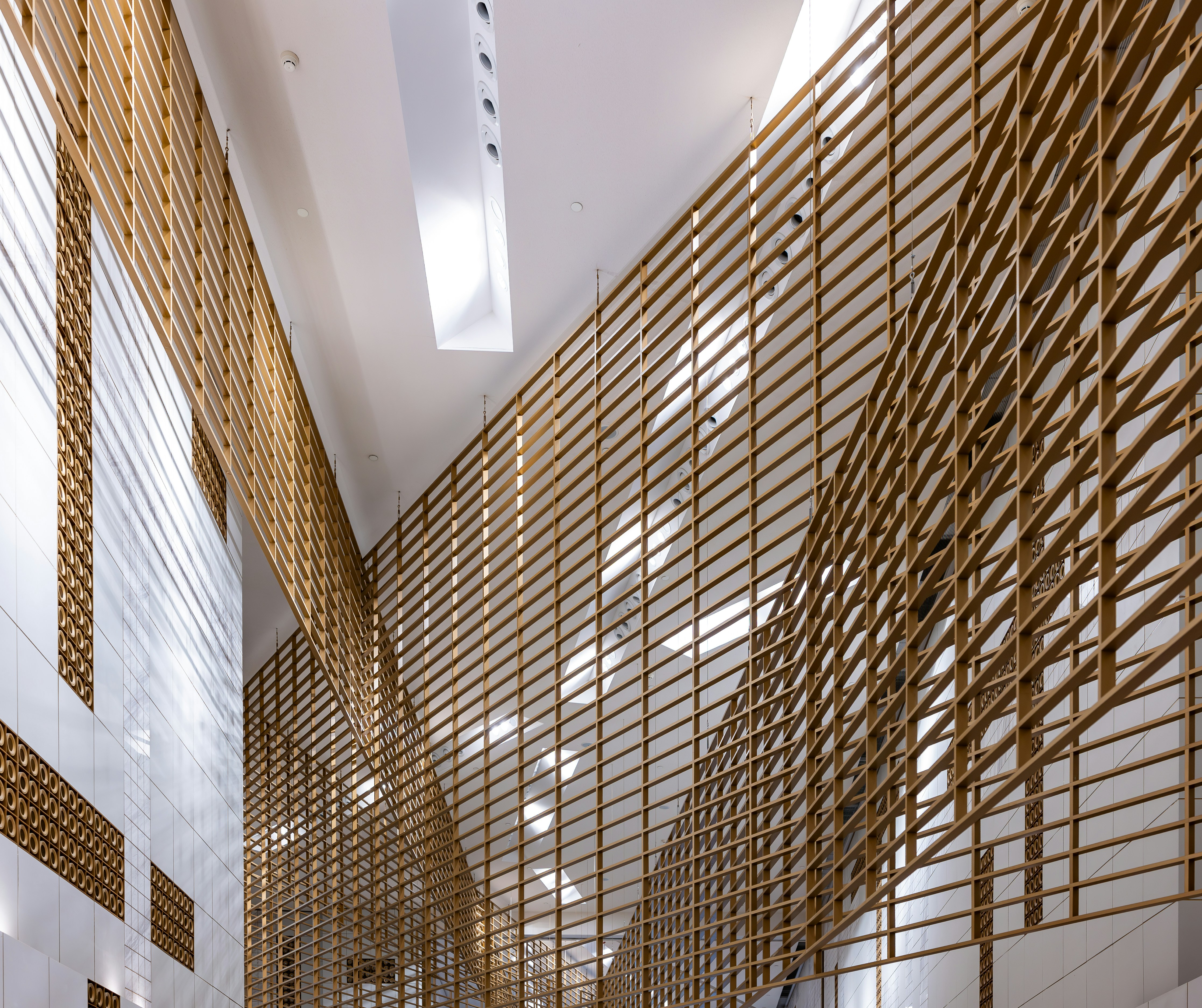 Modern interior features a lattice and spacious design. photo – Free ...