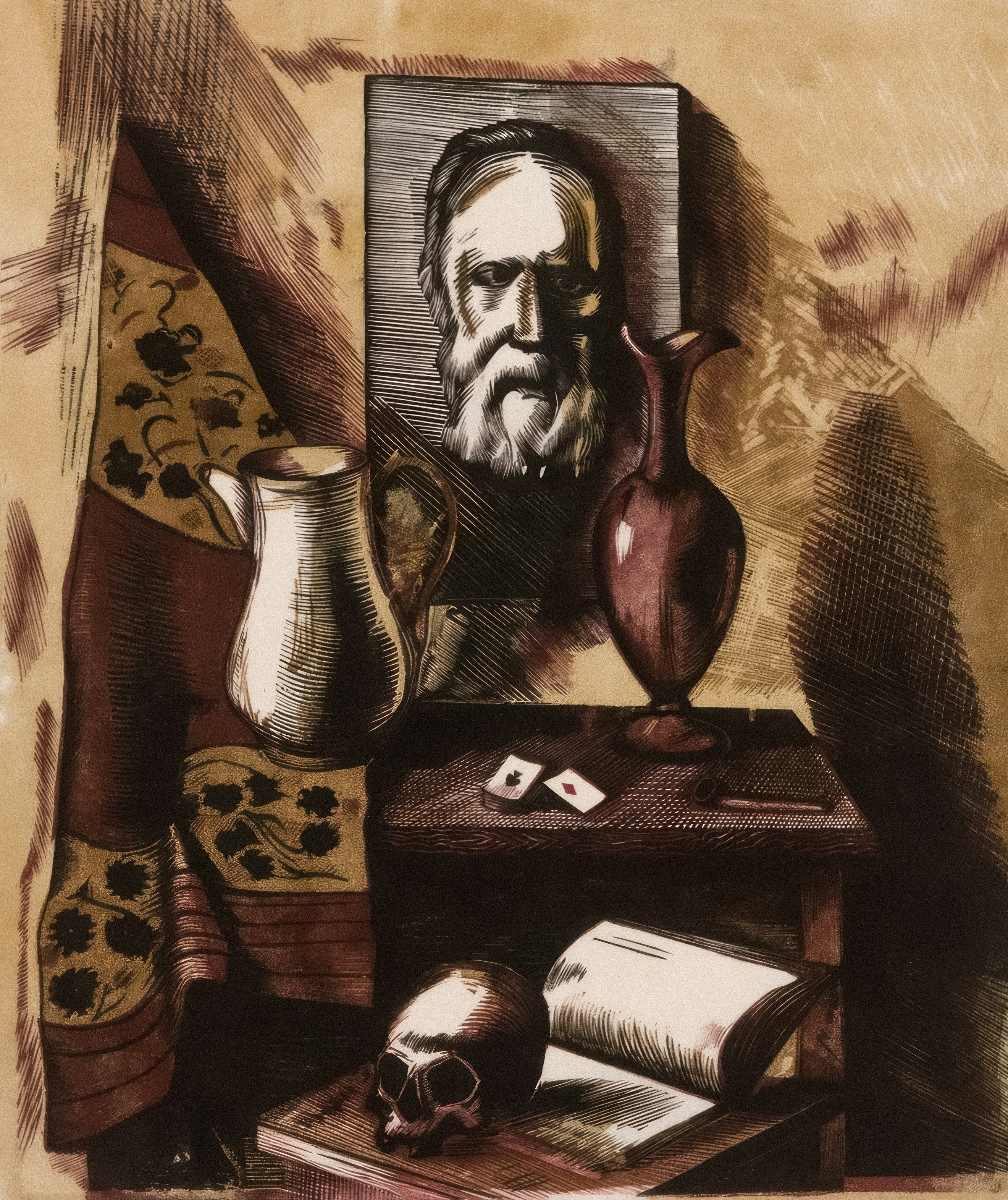 Title: Natüürmort Creator: Rüga, Eduard (autor) Date: 1939 Providing institution: Tartu Art Museum University Aggregator: Estonian e-Repository and Conservation of Collections Providing Country: Estonia CC0 Natüürmort by Rüga, Eduard (autor) - 1939 - Tartu Art Museum, Estonia - CC0.