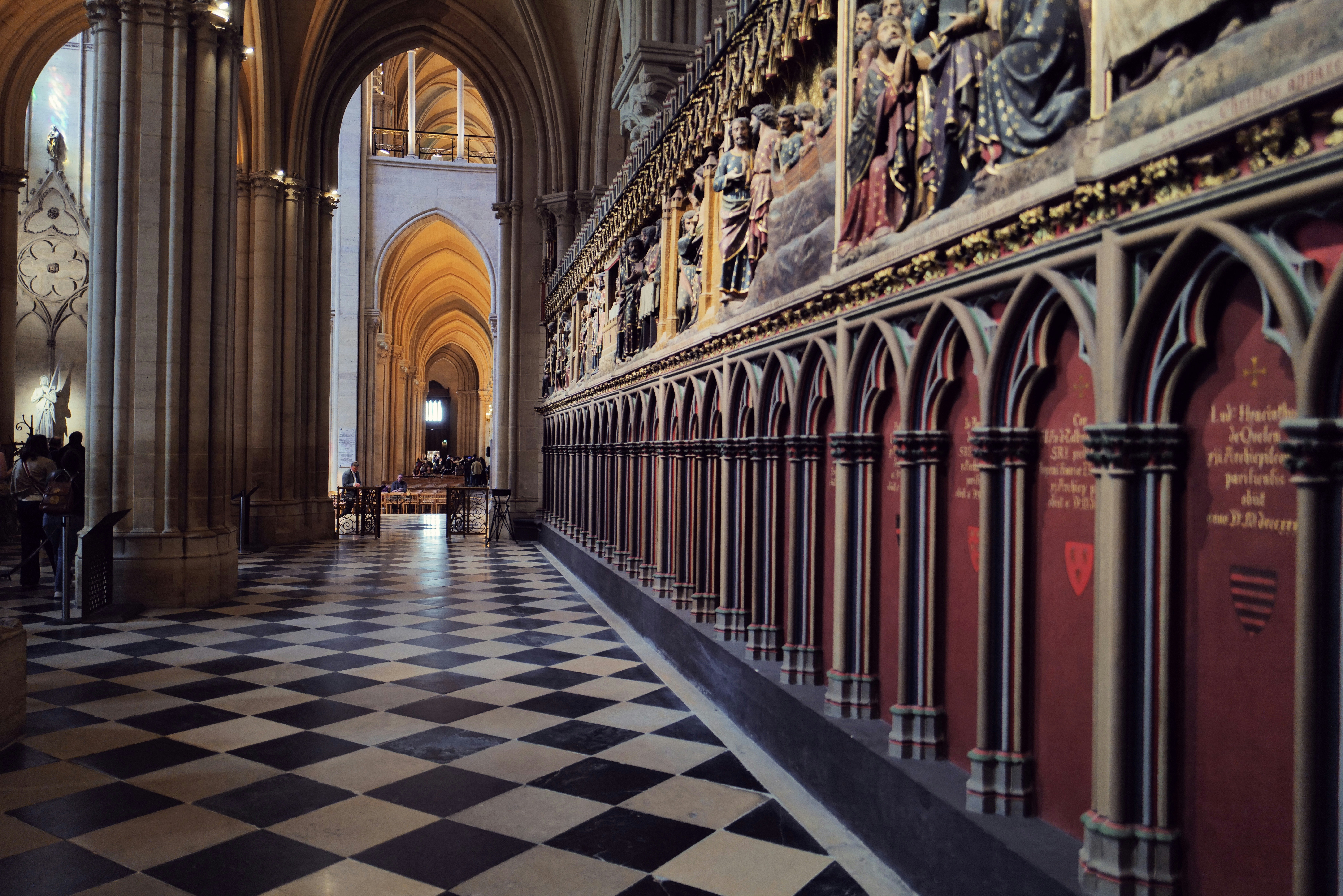 Interior shot of a cathedral hallway. photo – Free Building Image on ...