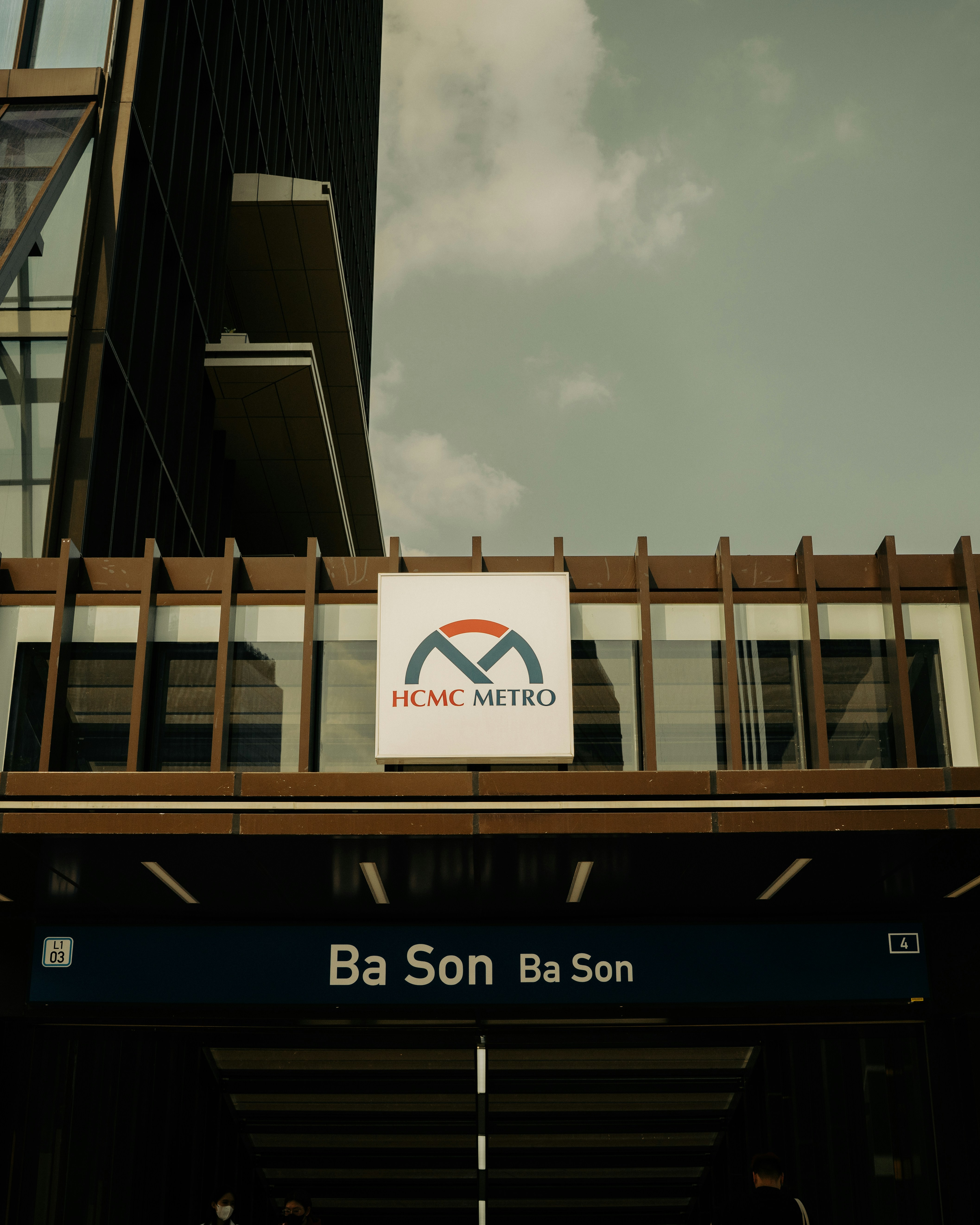 The ba son hcmc metro station entrance. photo – Free Ho chi minh Image ...