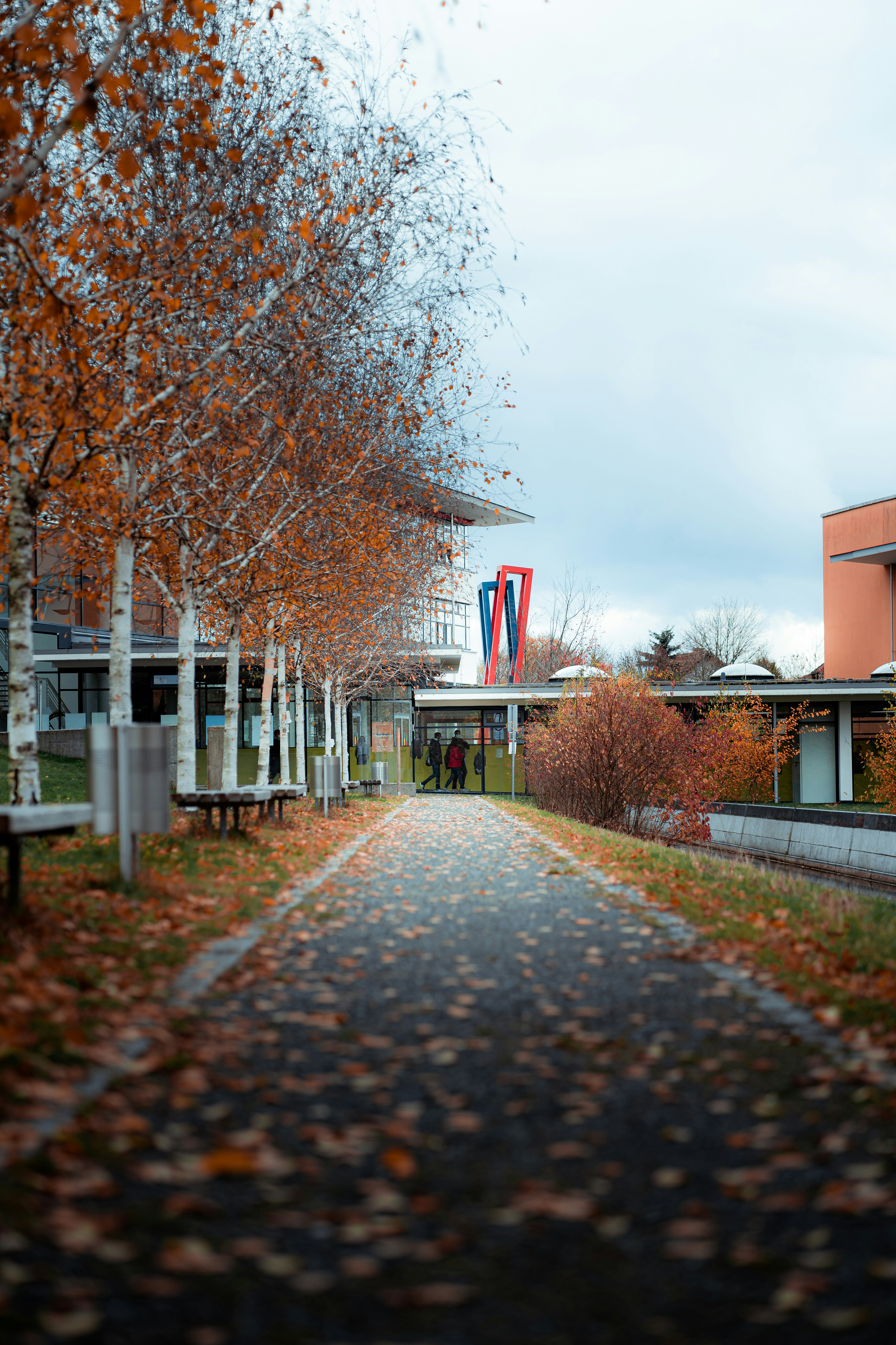 Autumn Corridor: Toward the Prism Gateway