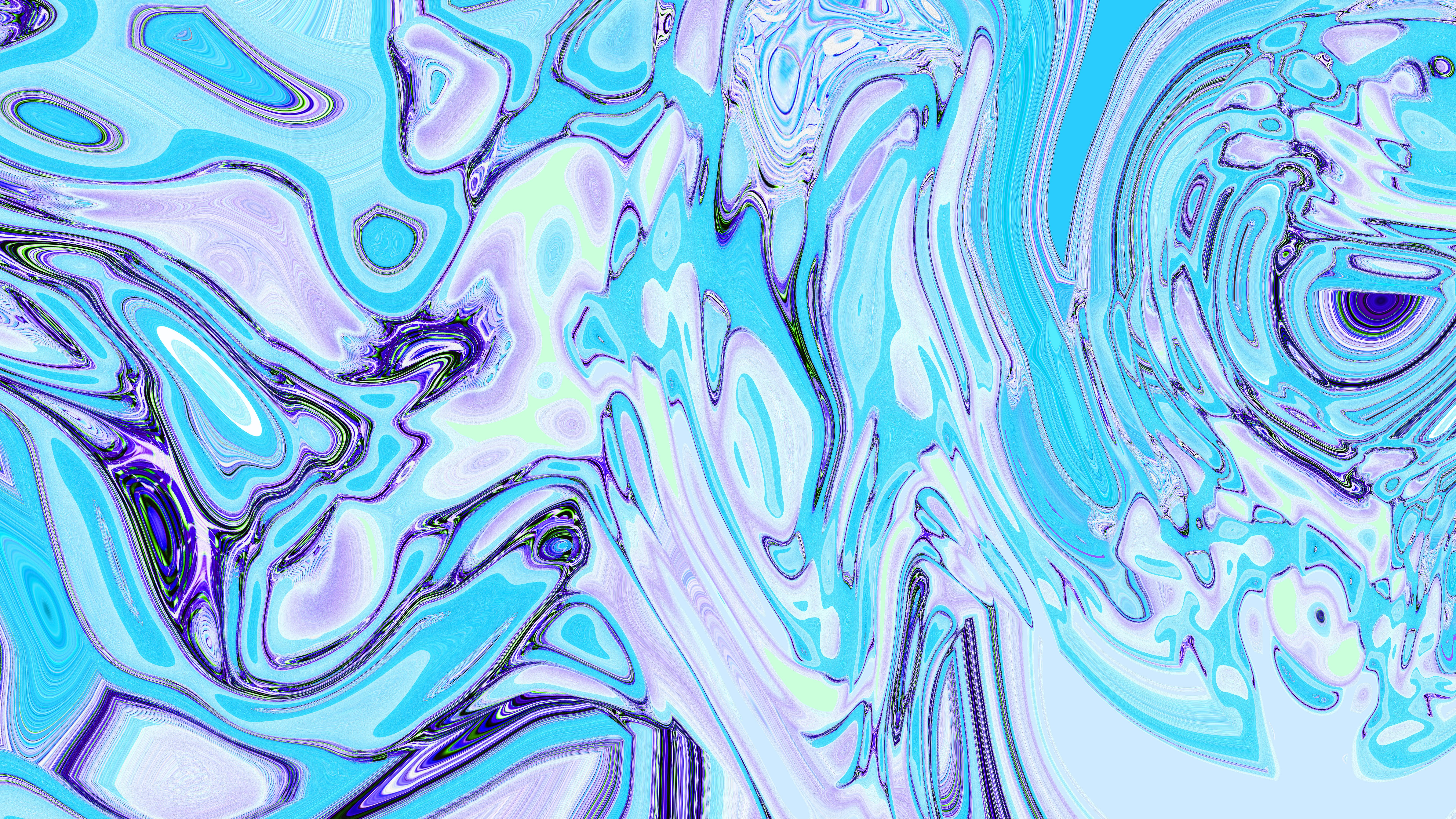 Swirling abstract art features various shades of blue. photo – Free ...