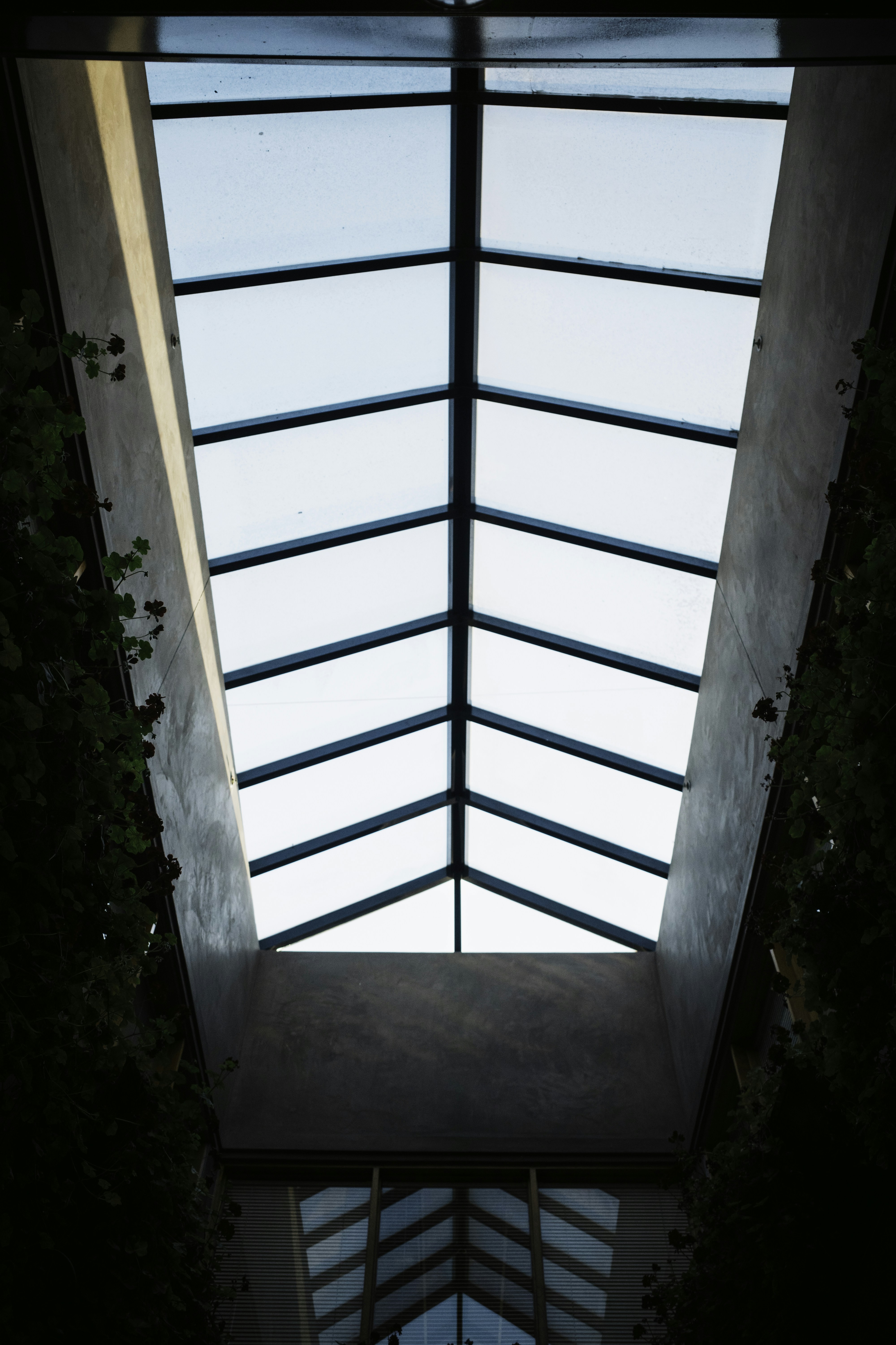 A skylight offers a glimpse of the sky. photo – Free Architecture Image ...