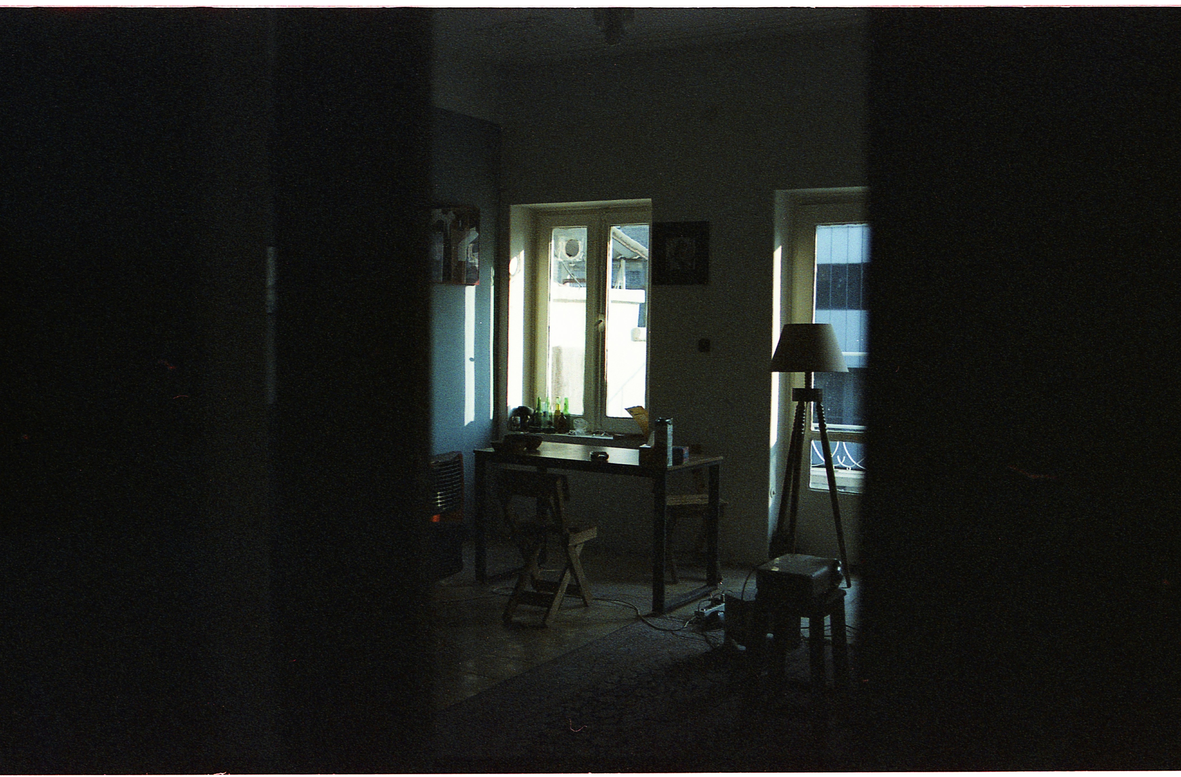 Sunlight streams into a dimly lit room. photo – Free Interior design ...