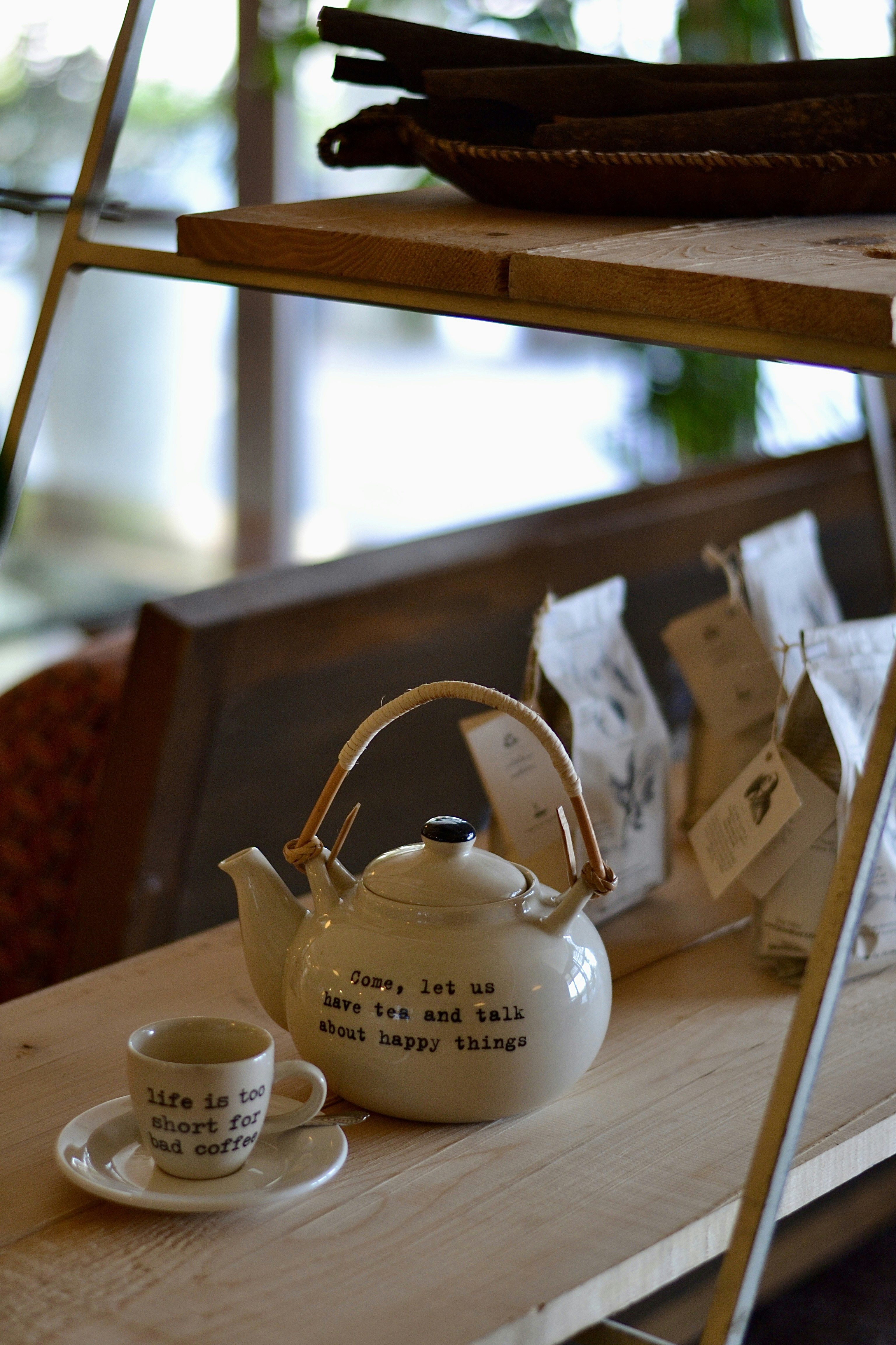 Whispered Tea on a Wooden Stage