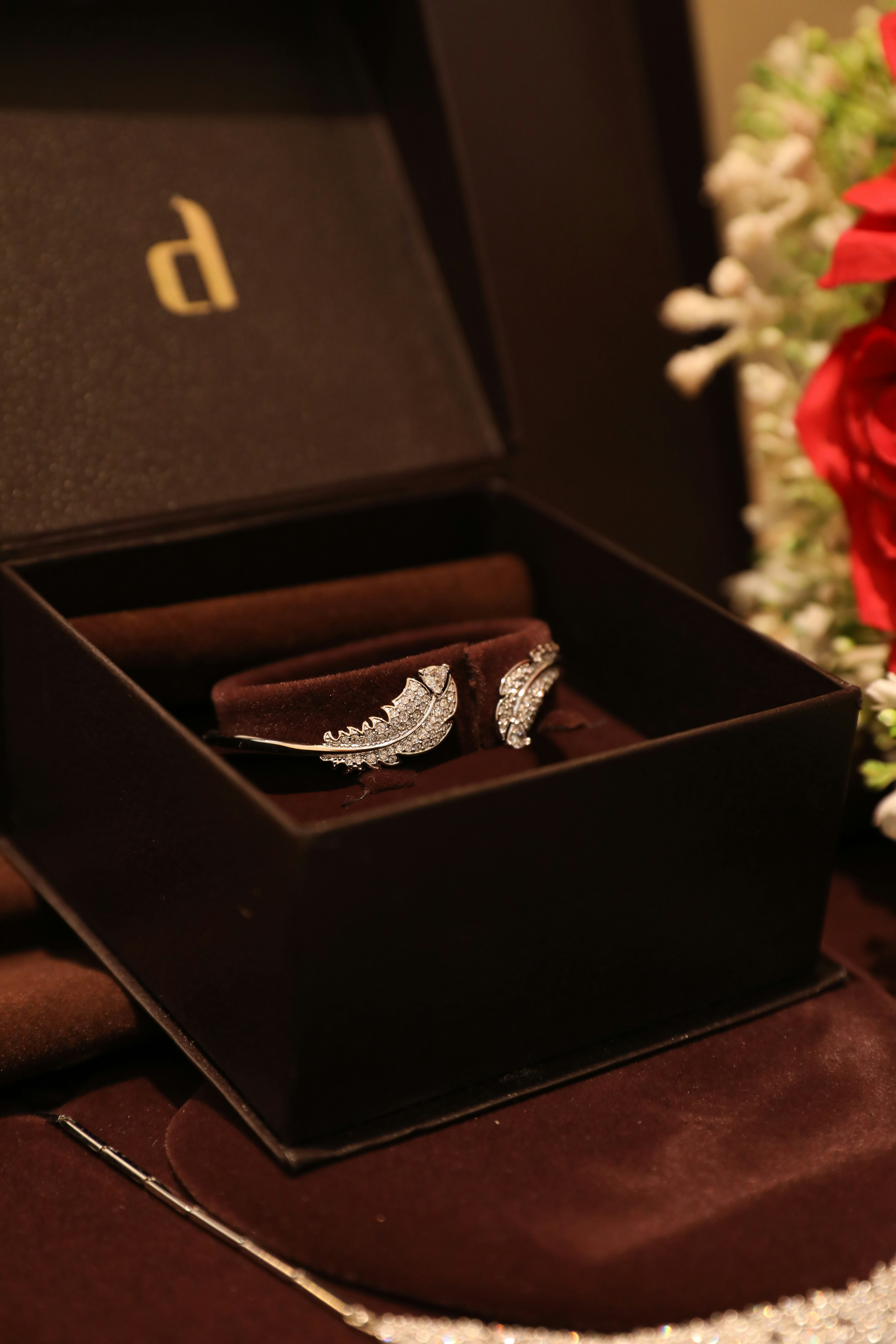Diamond Wings in a Velvet Nest: Jewelry Inside a Gift Box