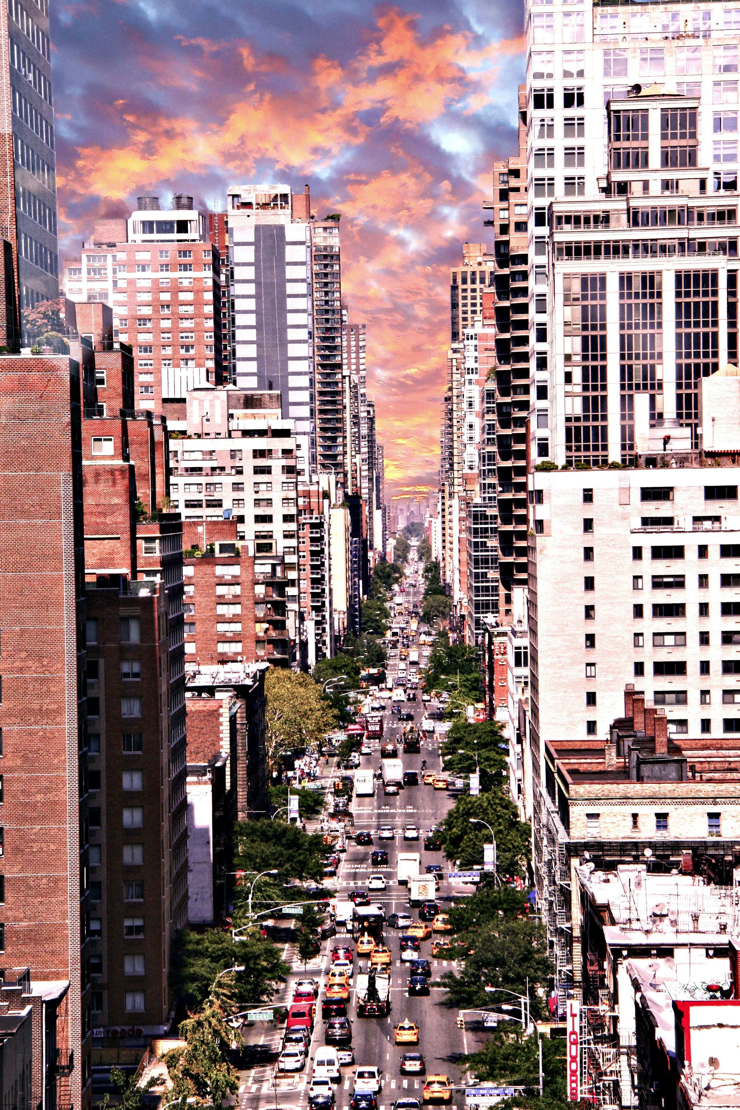 Sunset Conduit: A City Street Reaches the Vanishing Point