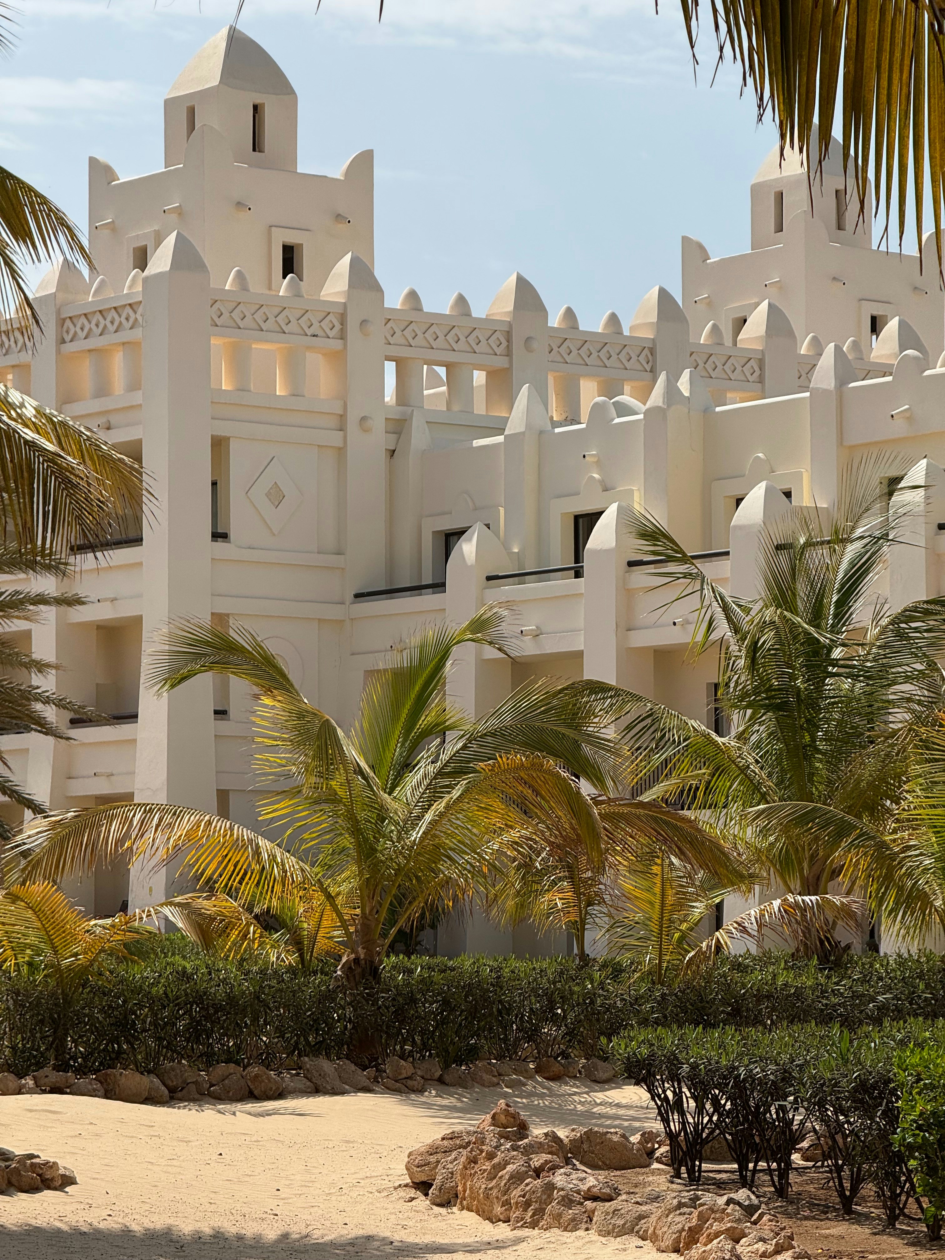 A beautiful white building with palm trees. photo – Free Image on Unsplash