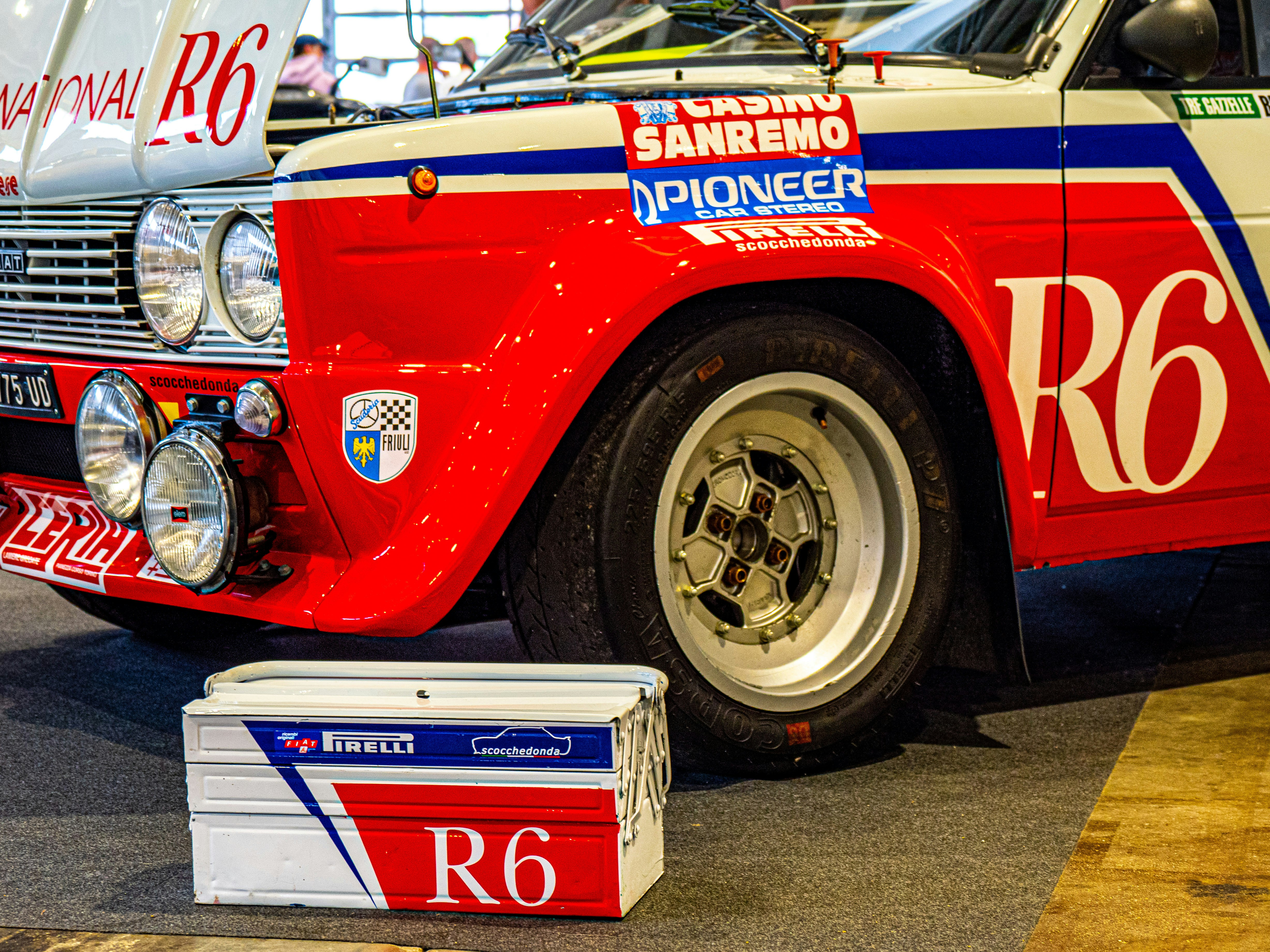 A classic racing car shows its colorful details. photo – Free Image on ...