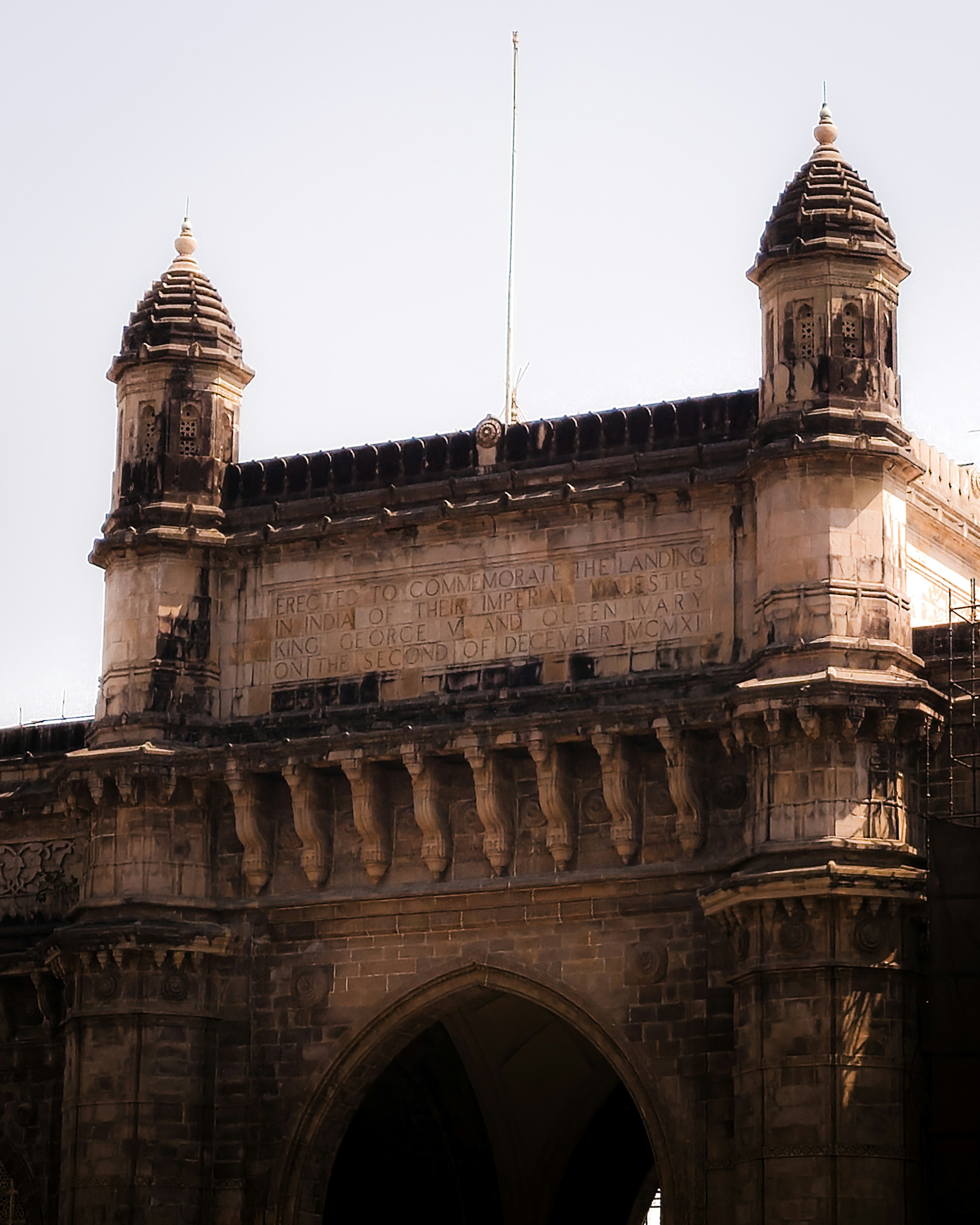 The gateway of india's iconic towers are prominent. photo – Free India ...