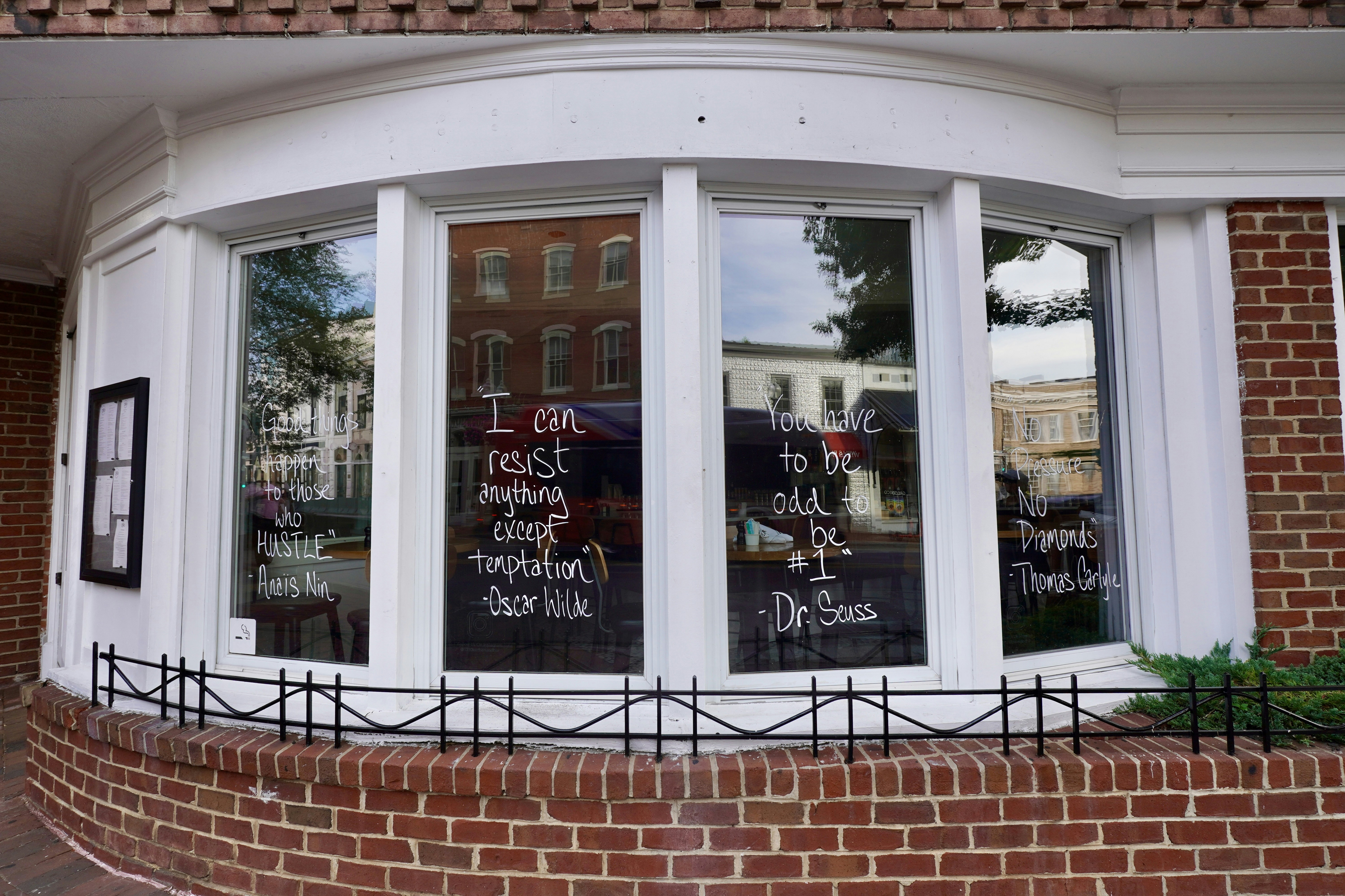 Windows display dr. seuss quotes and sentiments. photo – Free Brick ...