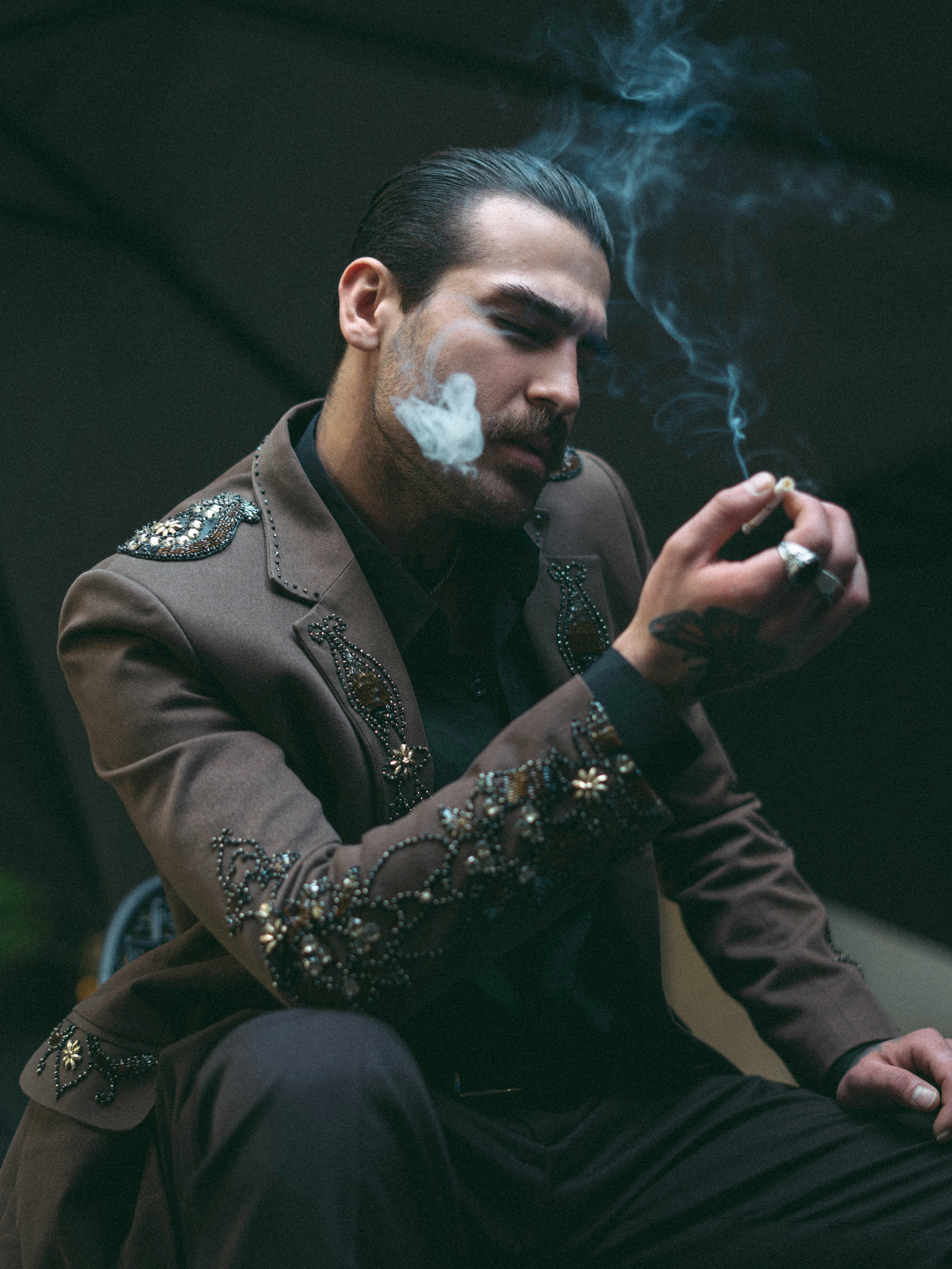 Elegance in Smoke: A Modern Gentleman