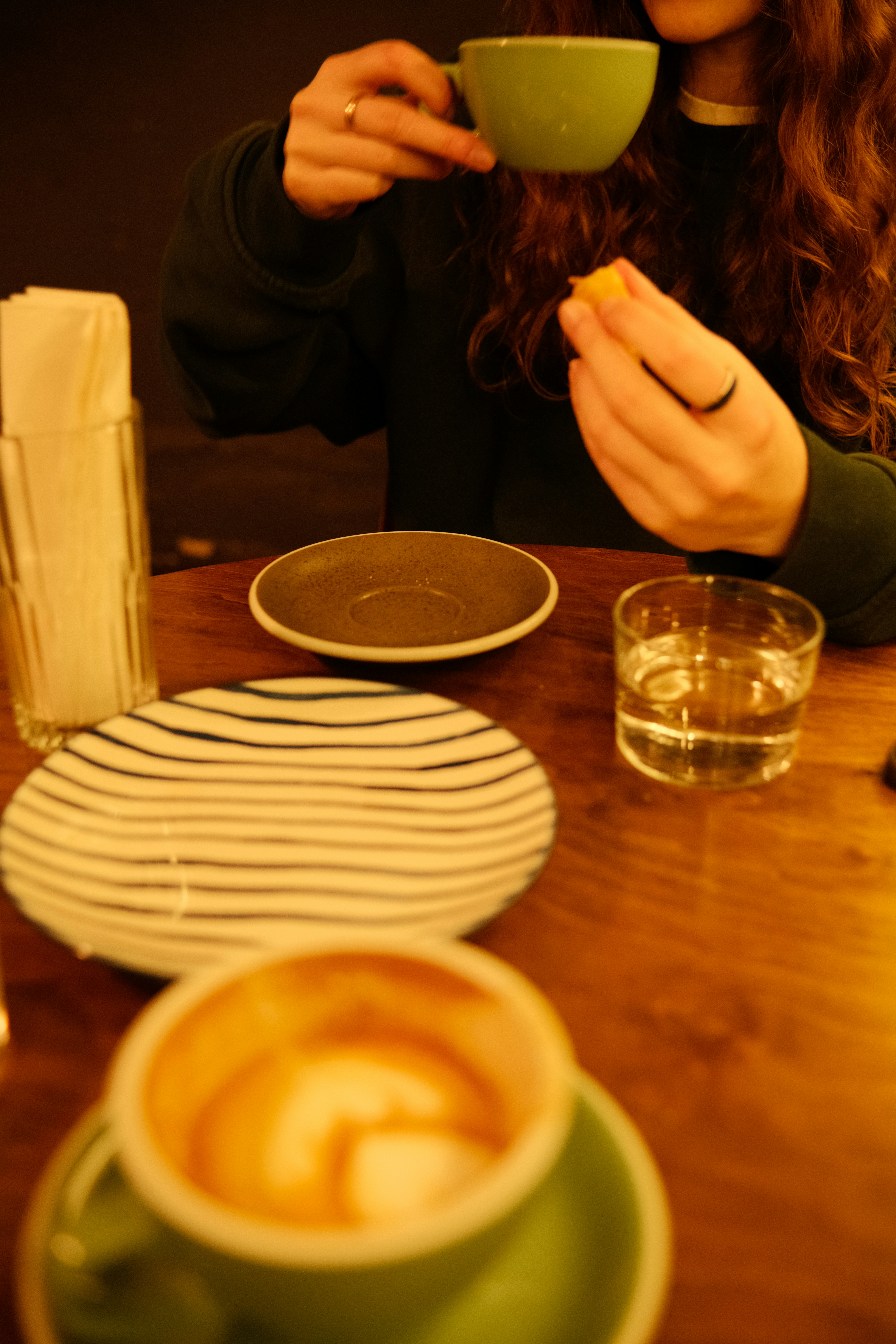 A Sip and a Bite: The Cozy Café Moment