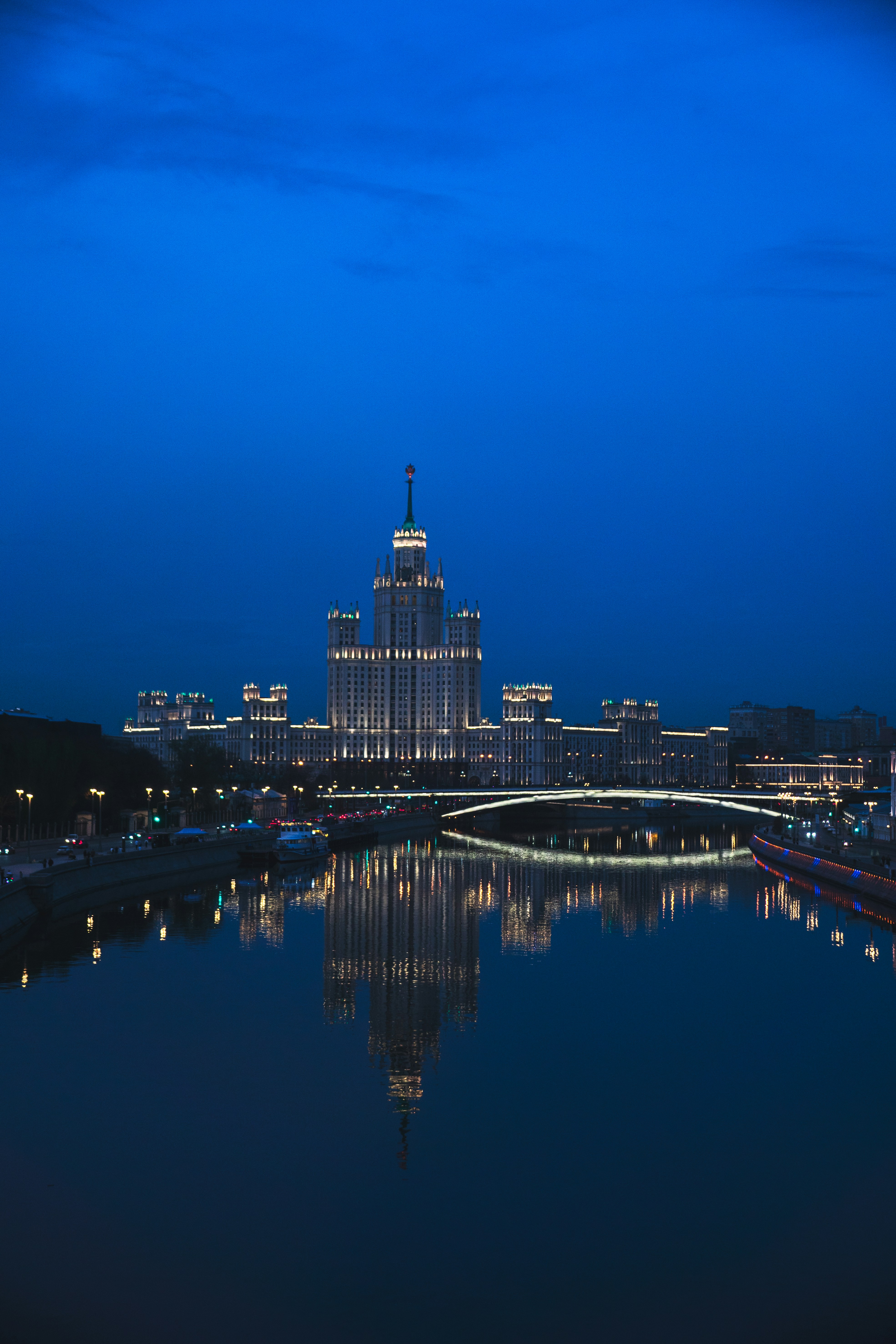 Midnight Cathedral on the Moscow River