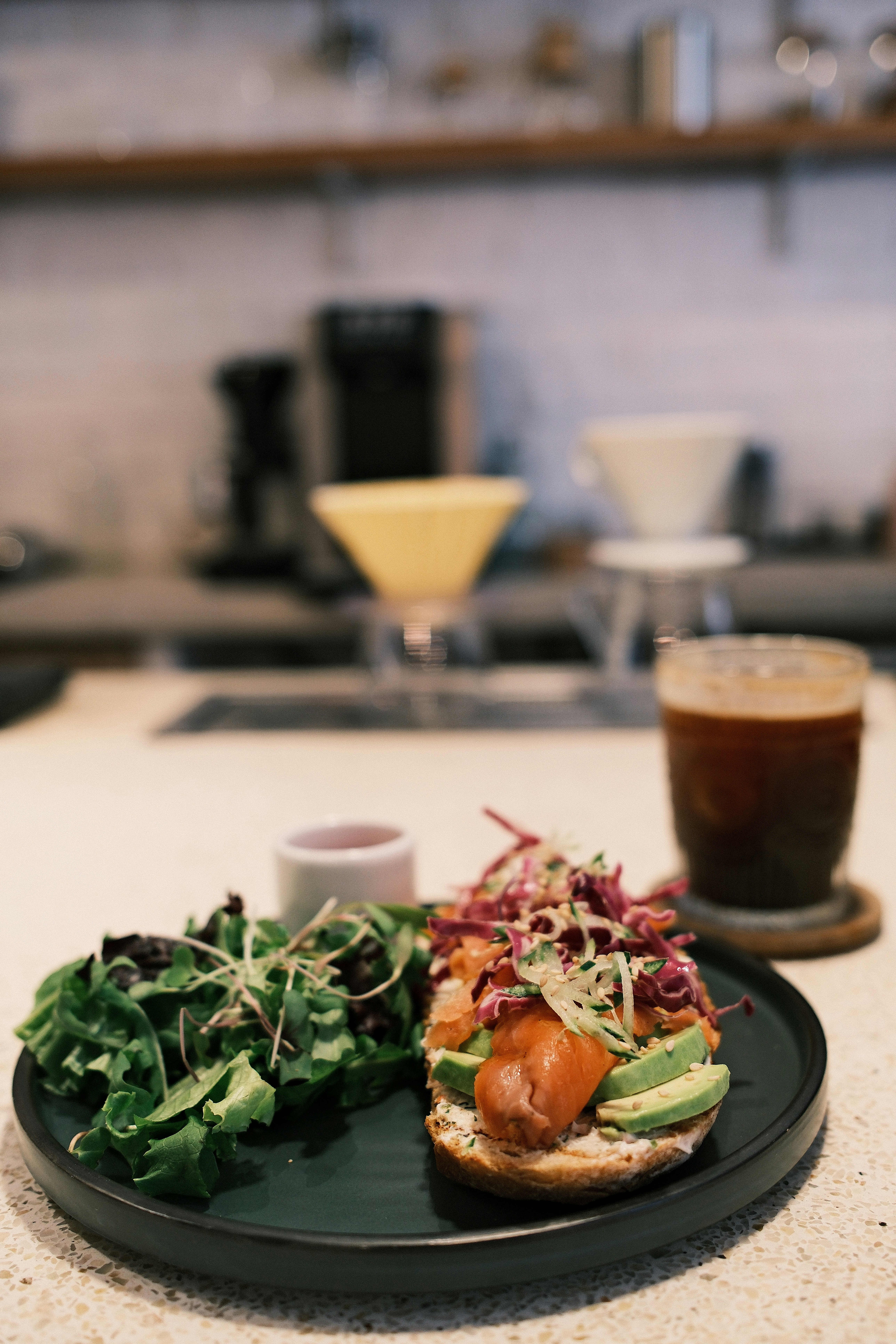 Gourmet Brunch Delight on a Rustic Table
