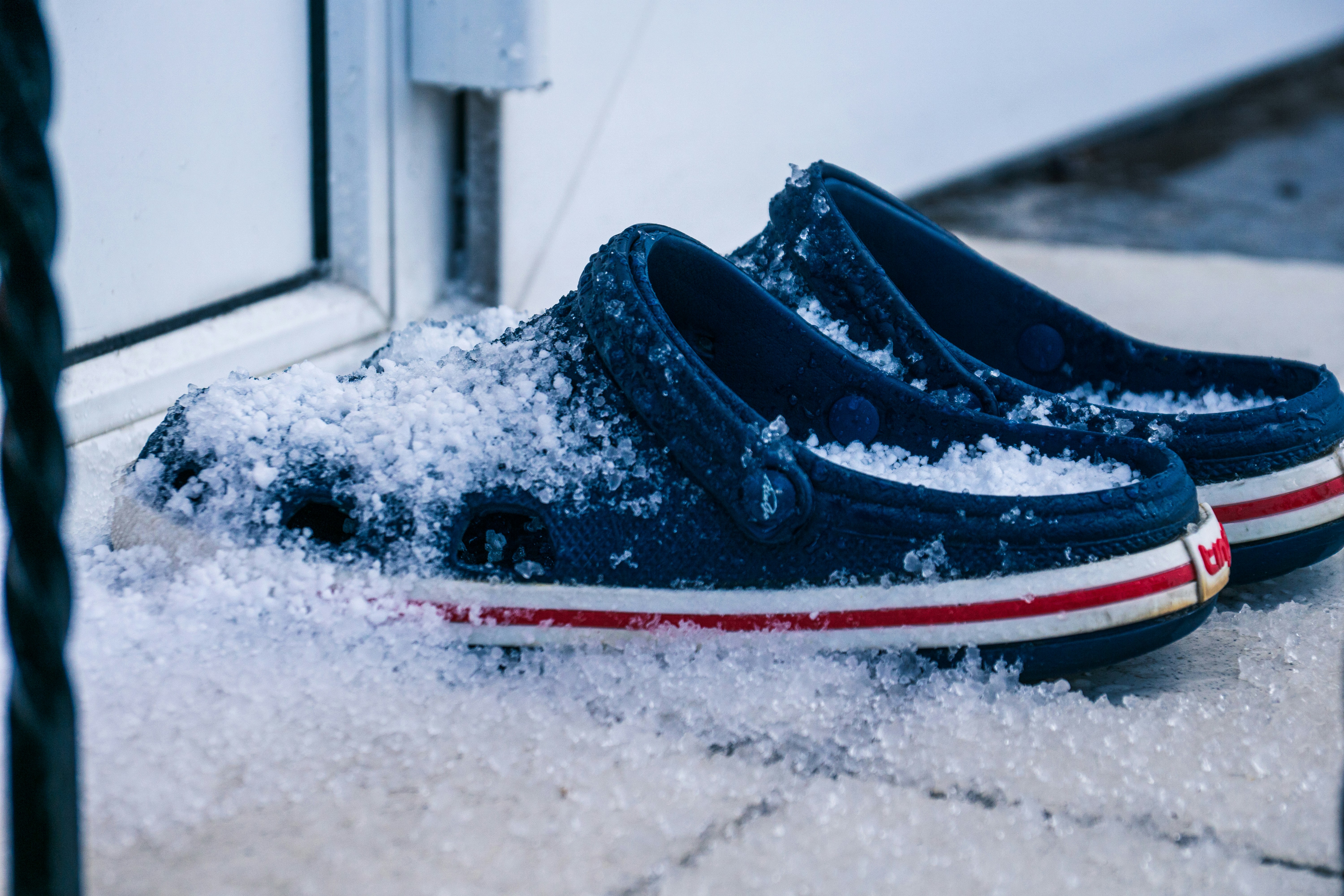Footwear in Winter's Embrace