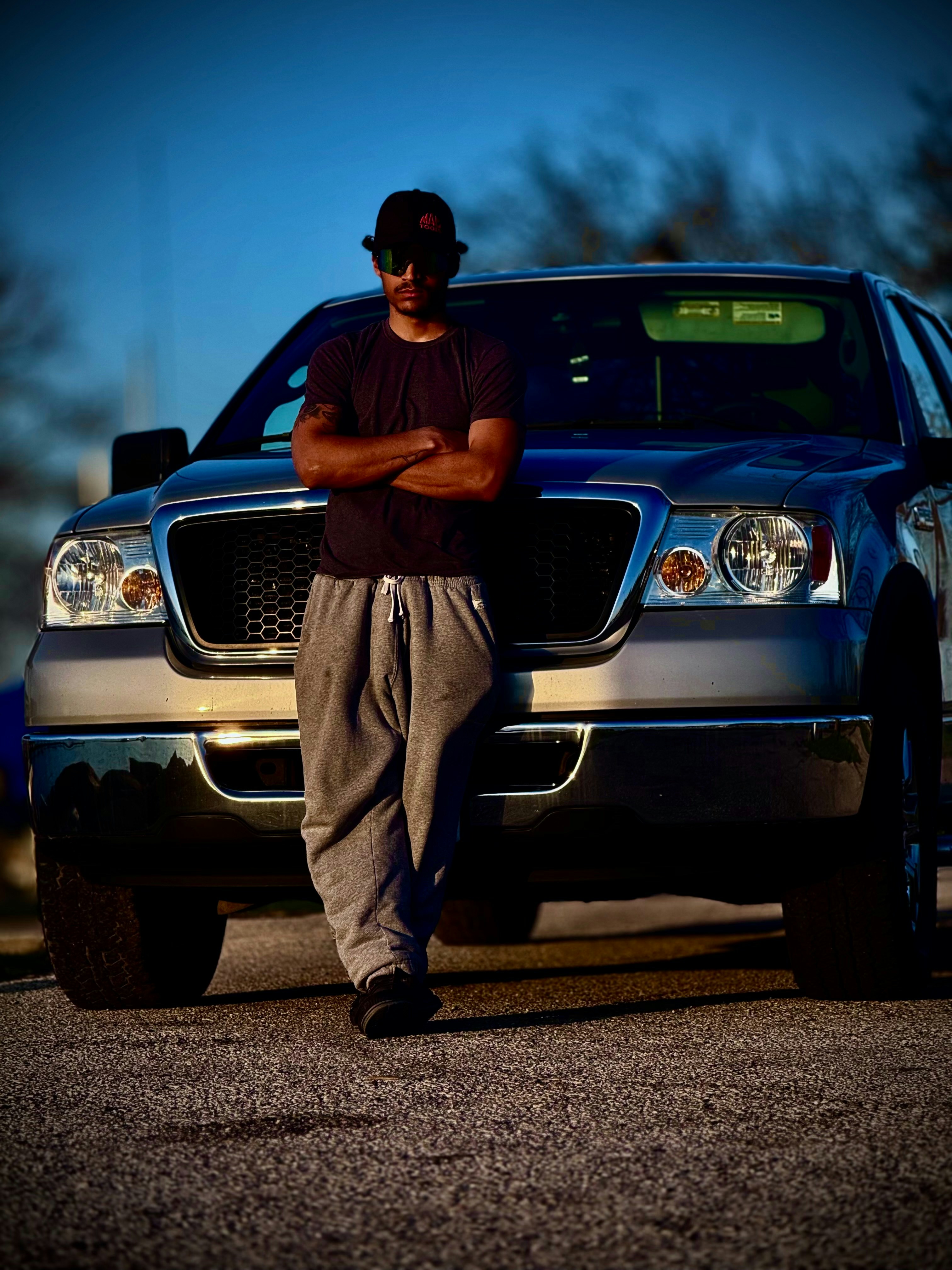Crossing the Line: A Quiet Stance Before the Truck