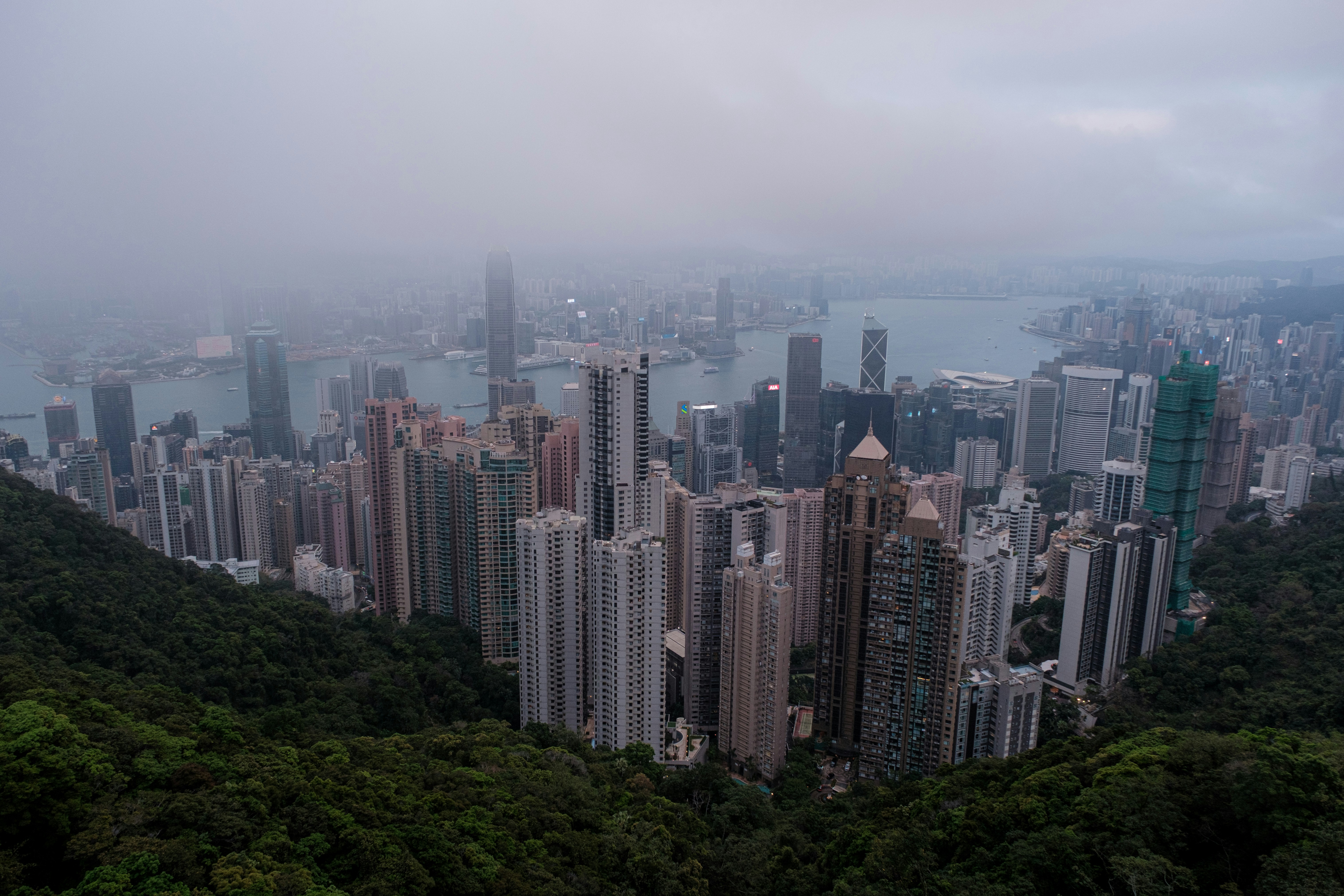 City Above the Mist: Urban Ridgefront at Dawn