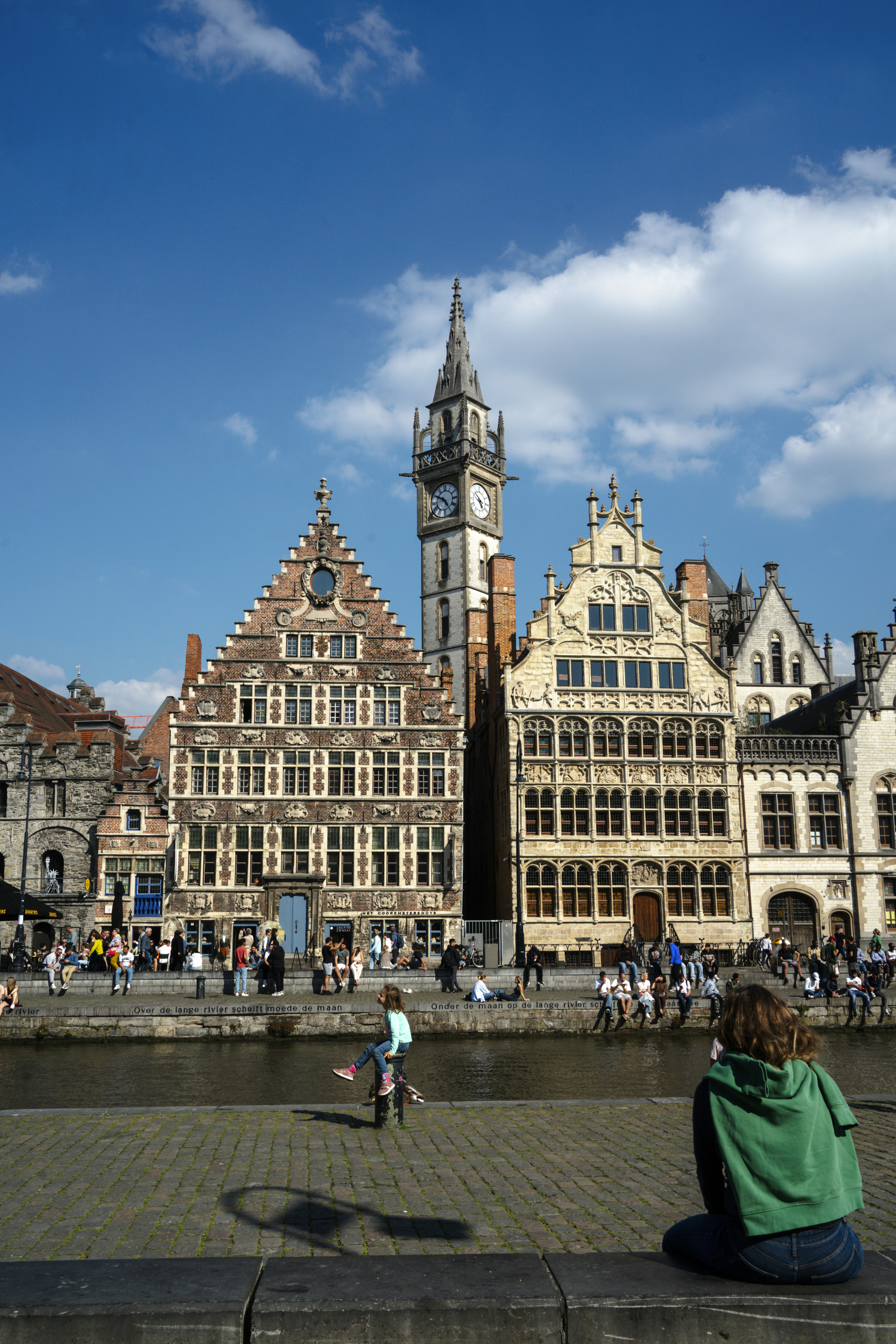 Beautiful buildings line a waterfront in a european city. photo – Free ...