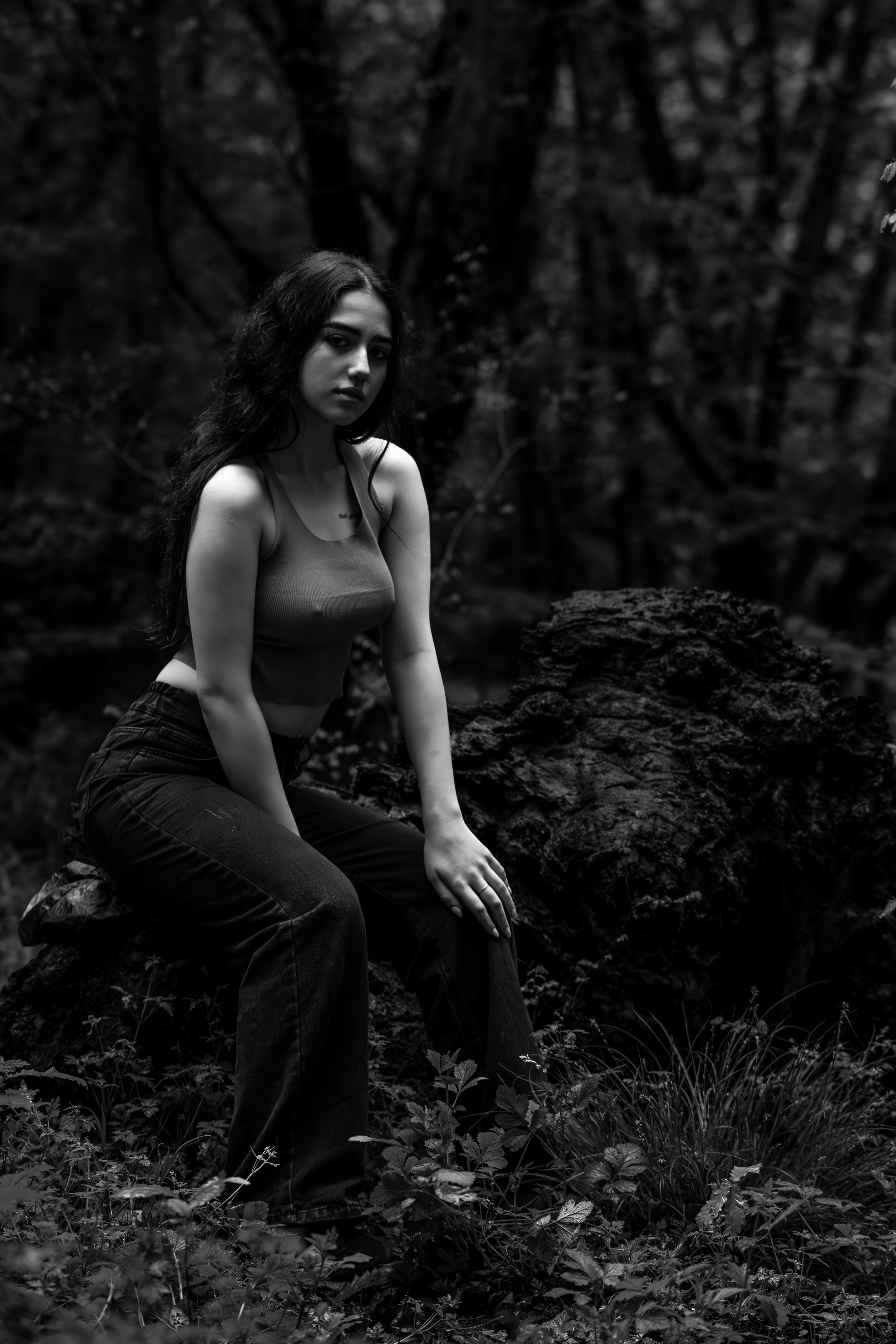 Silent Portrait in a Velvet Forest