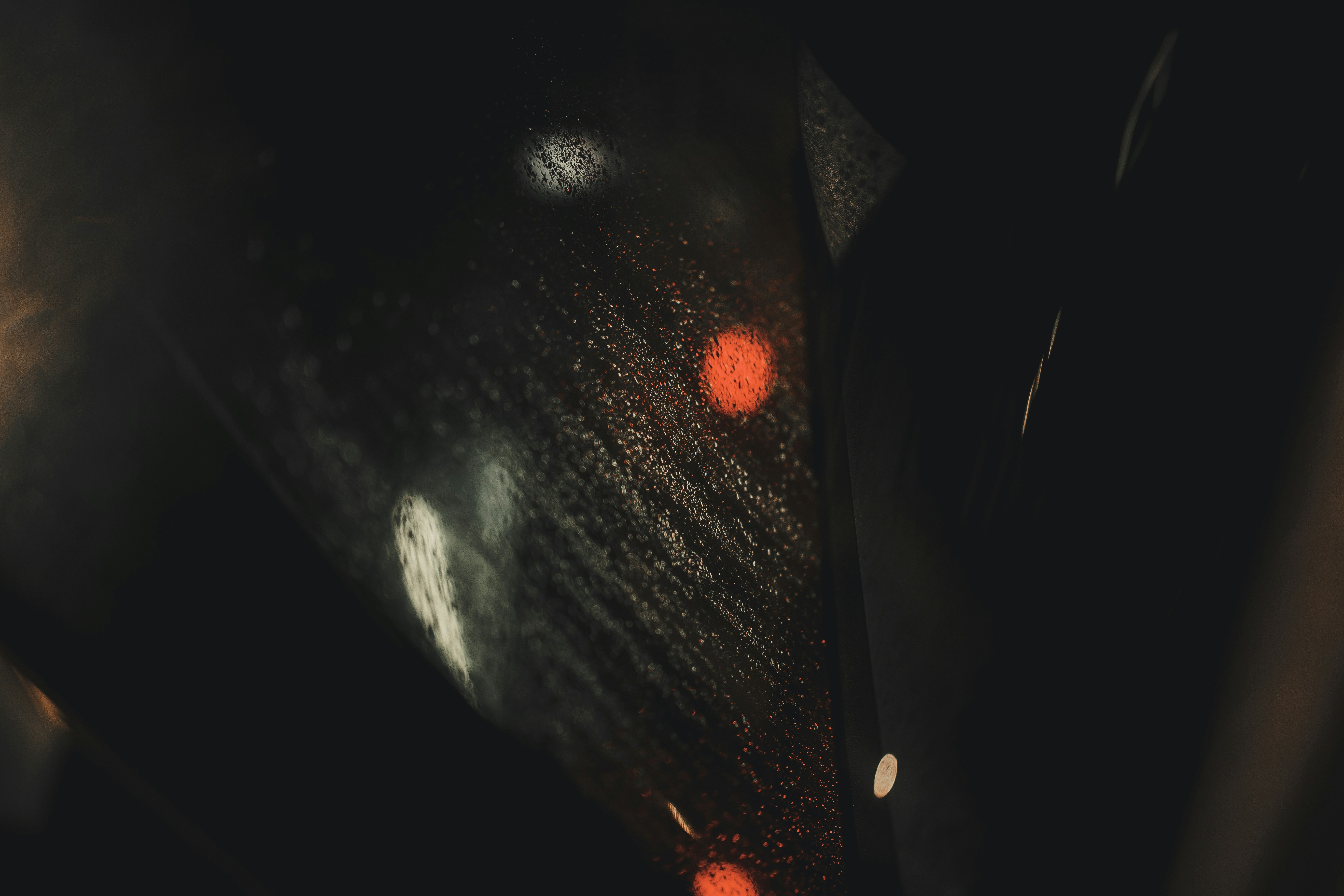 Abstract dark image with blurred red and white lights. photo – Free ...