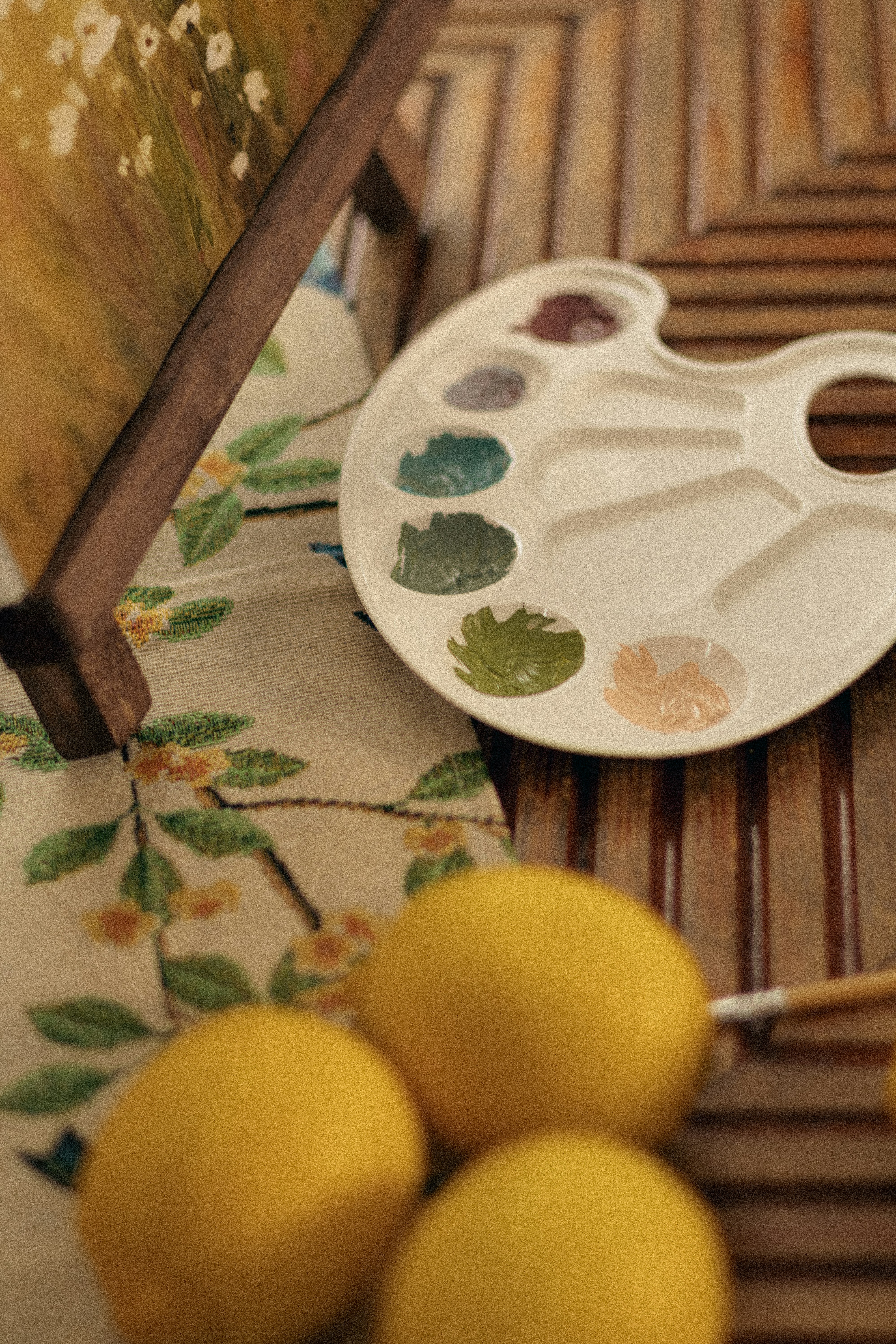Artistic Palette: A Citrus-Inspired Creation