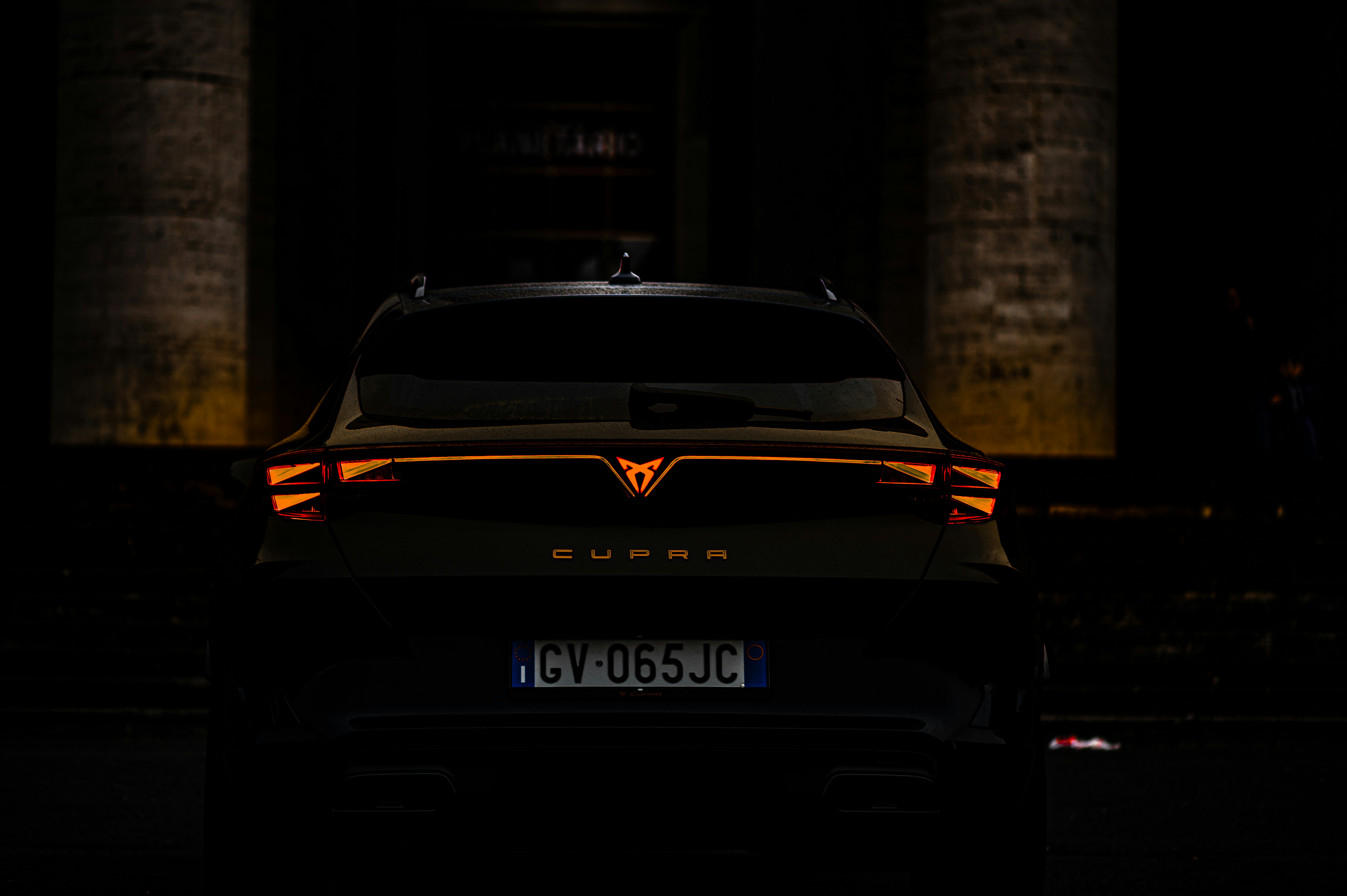 Midnight Tail Glow: Supra Resting in Shadow