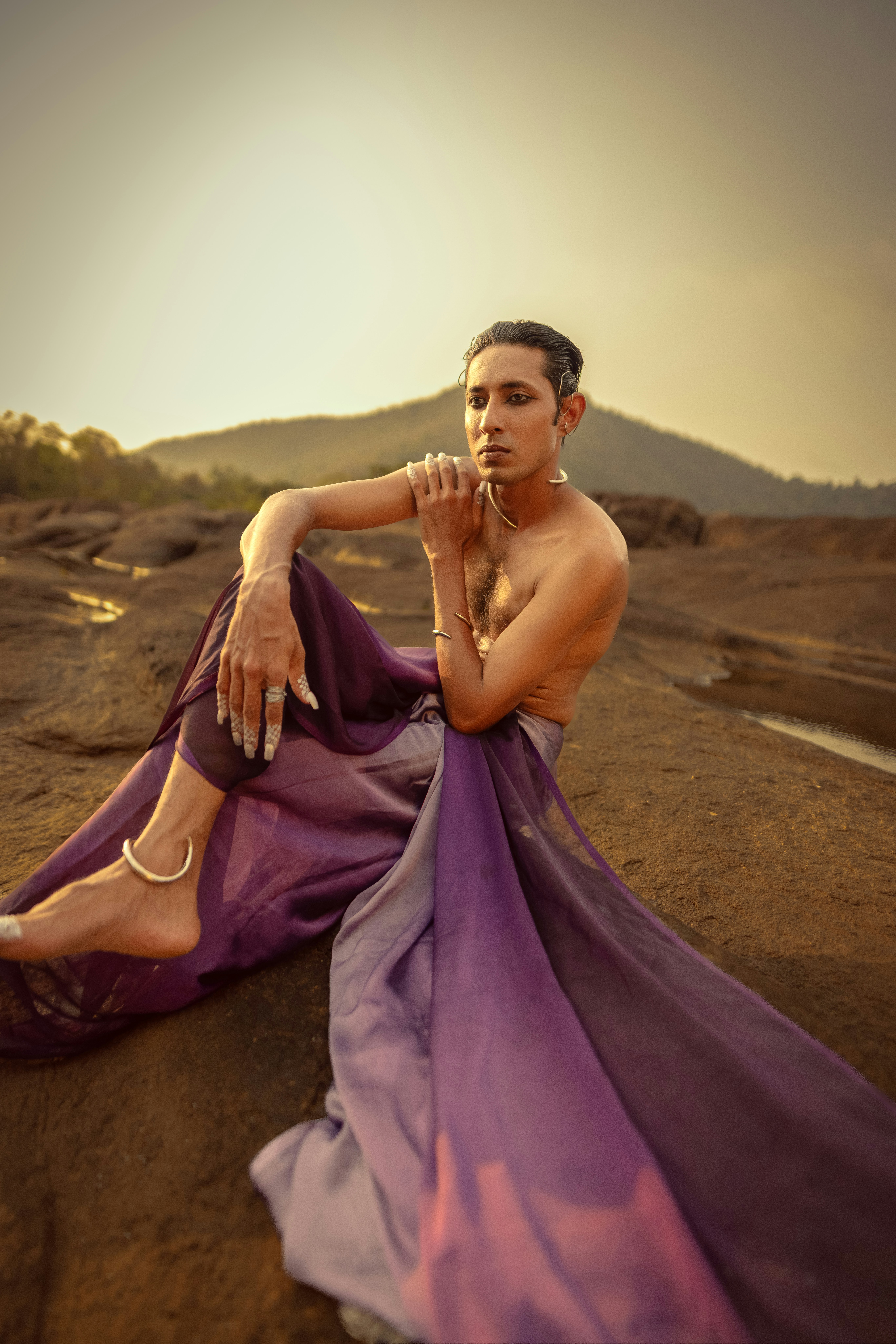 Ethereal Elegance Amidst Nature's Canvas