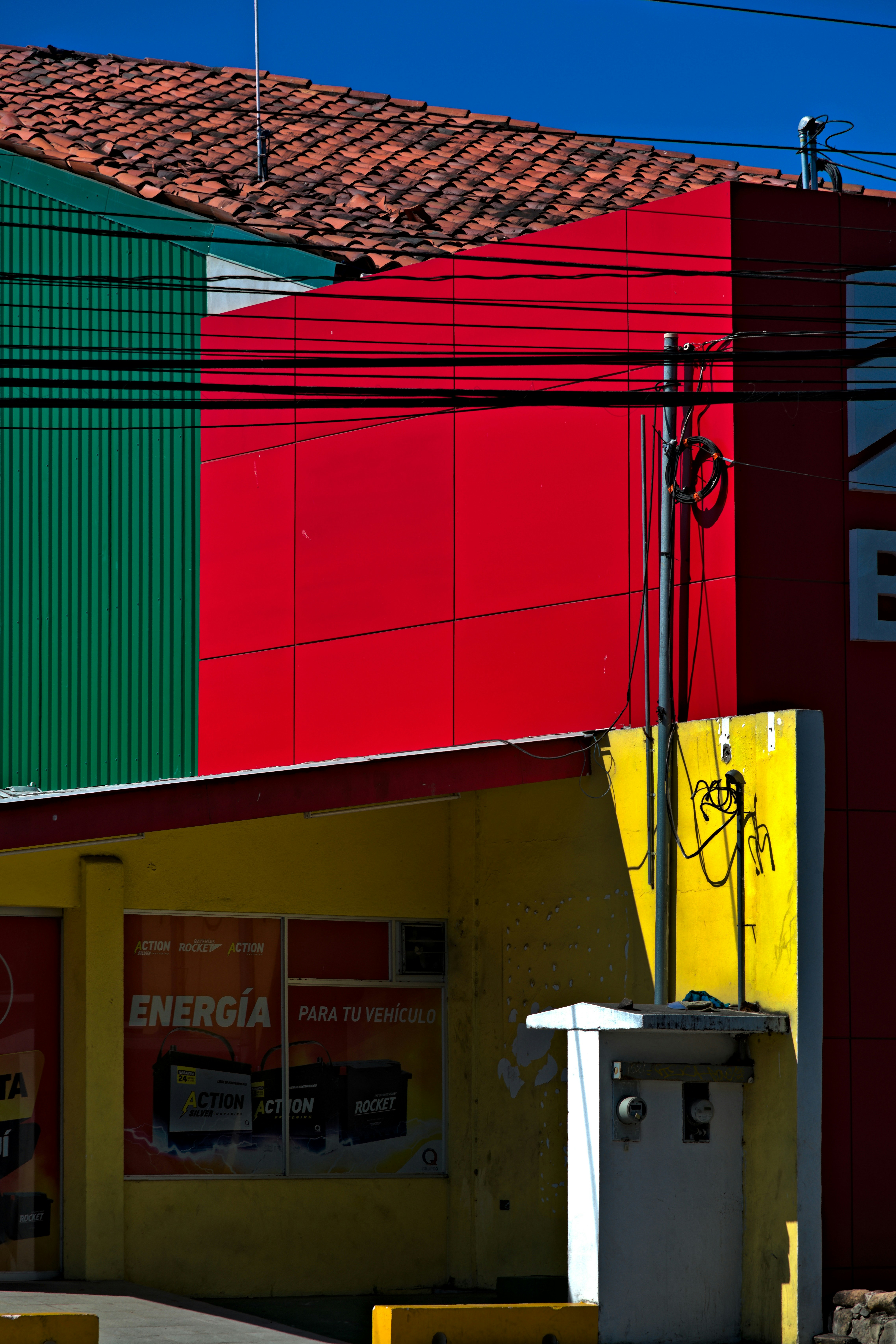 Colorful buildings and a bright blue sky. photo – Free Costa rica Image ...