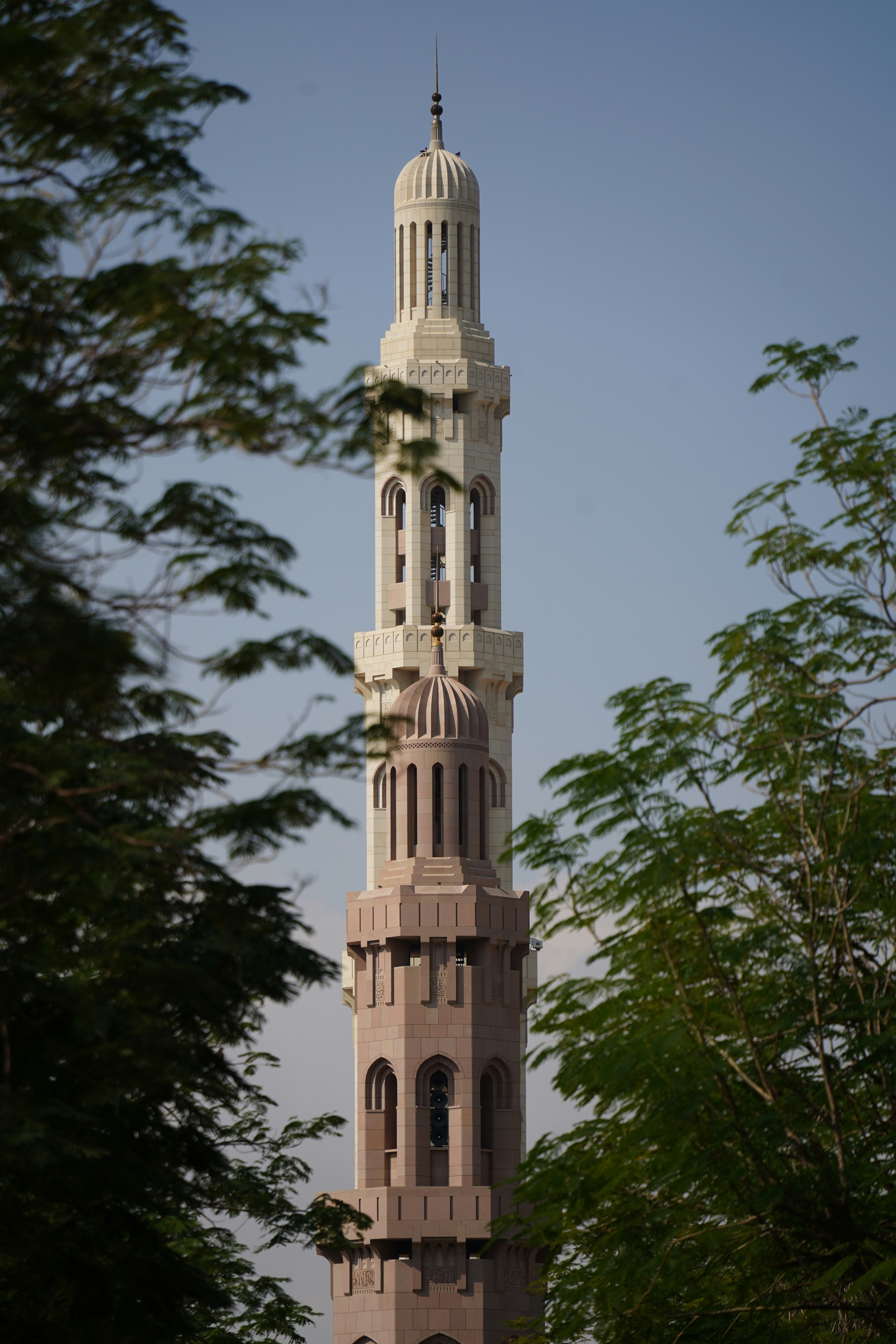 Majestic Minaret Amidst Lush Greenery