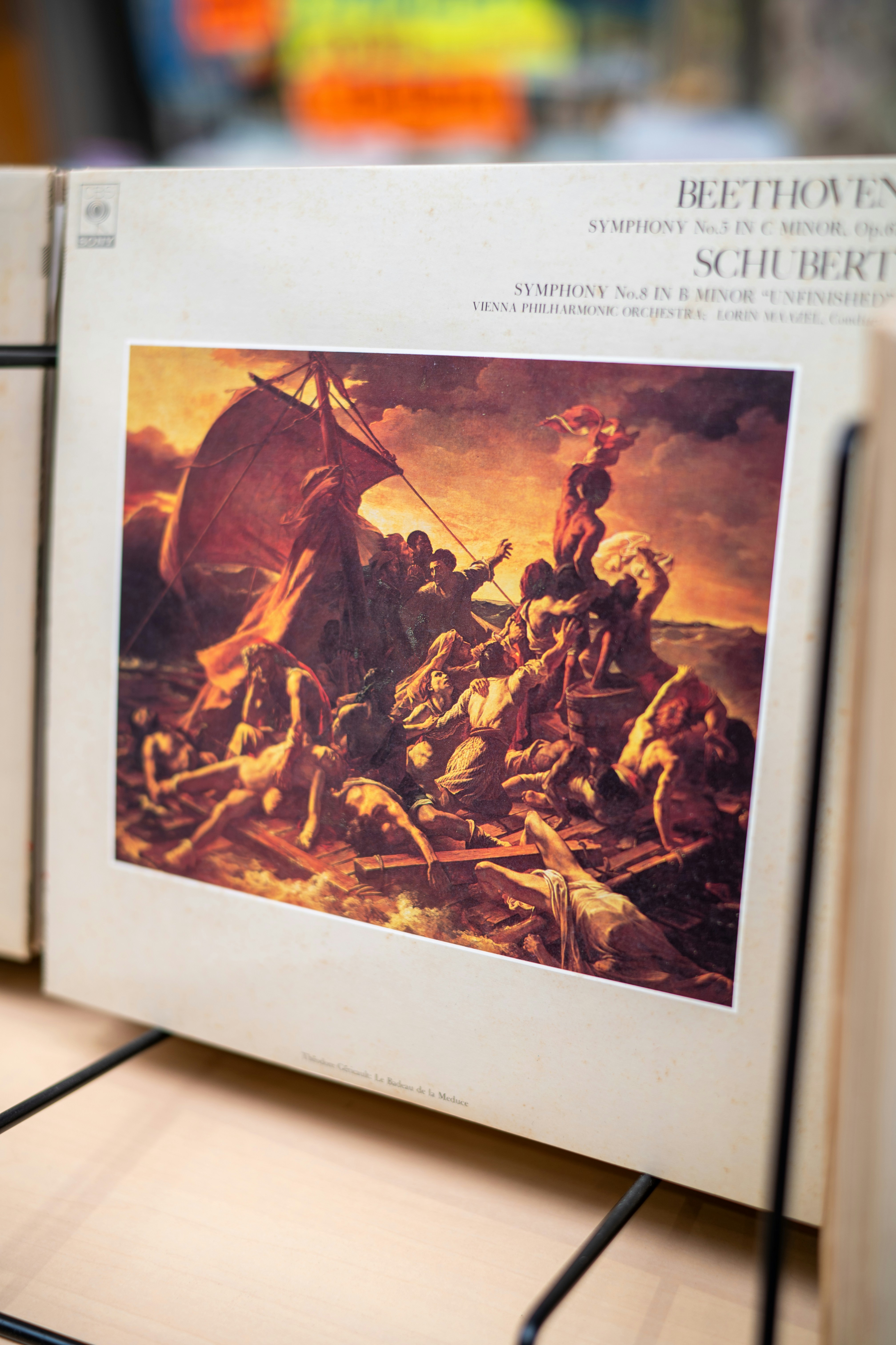 An album cover for beethoven and schubert symphonies.