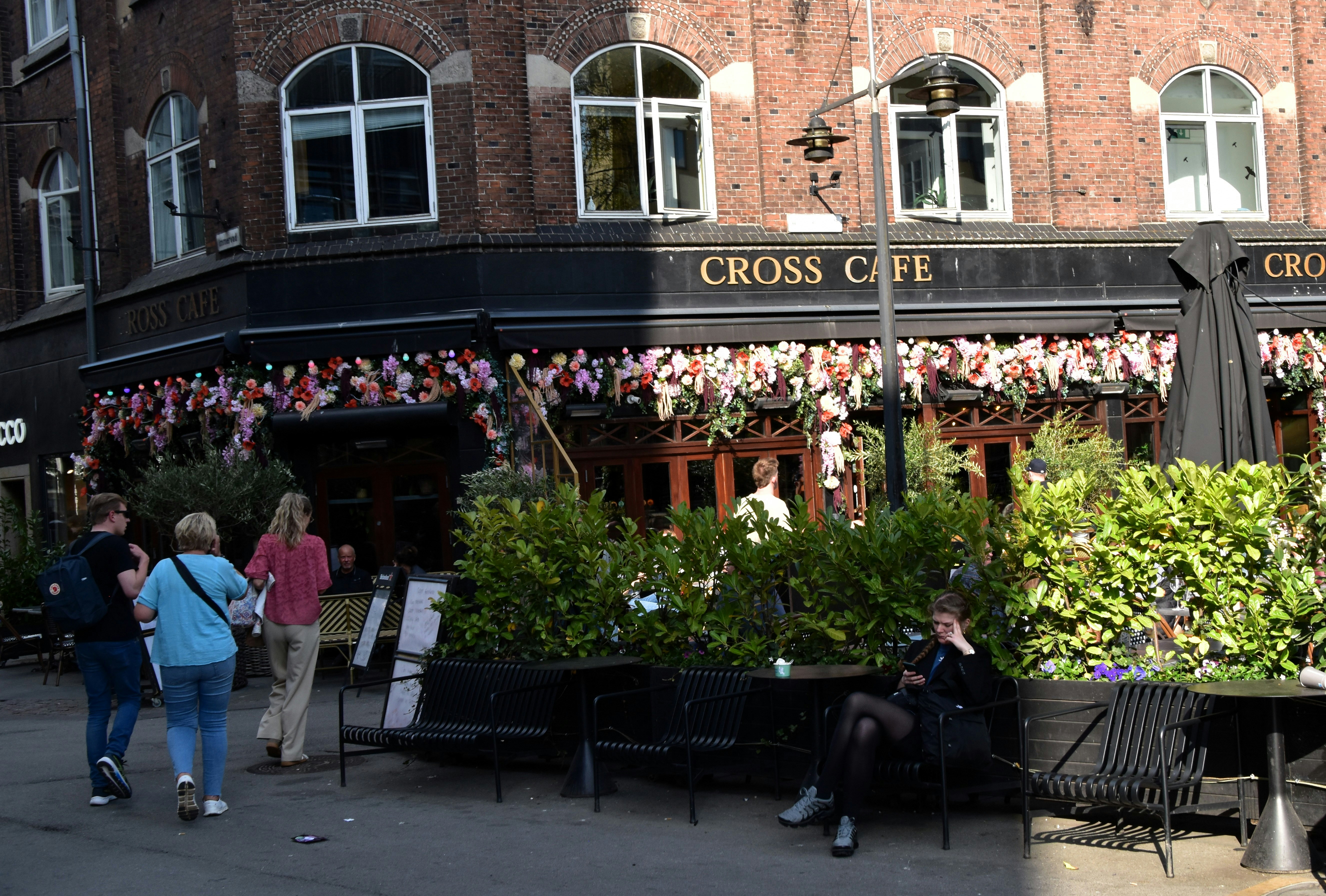 Floral Terrace at Cross Cafe