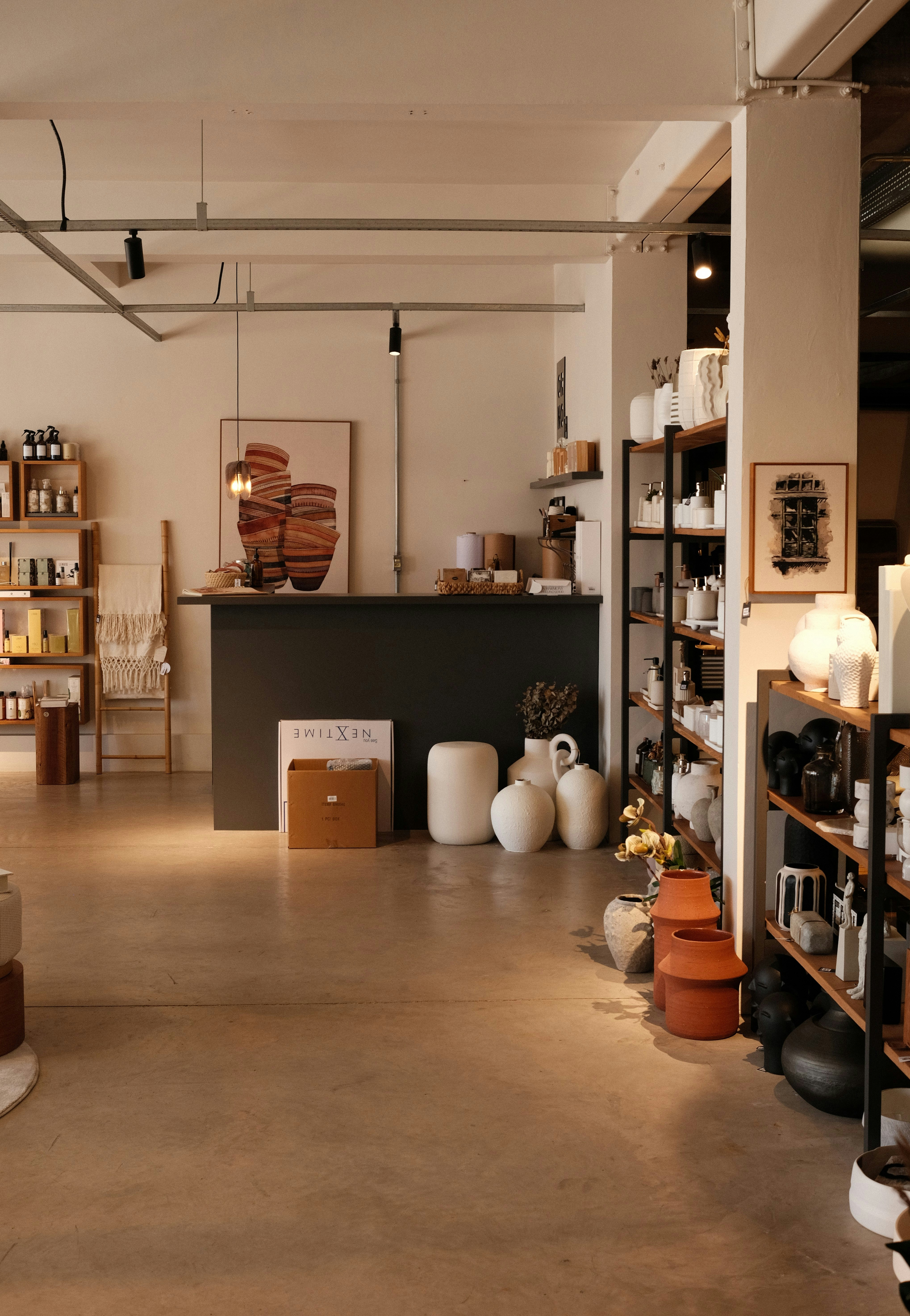 A stylish shop interior displays various home goods. photo – Free ...