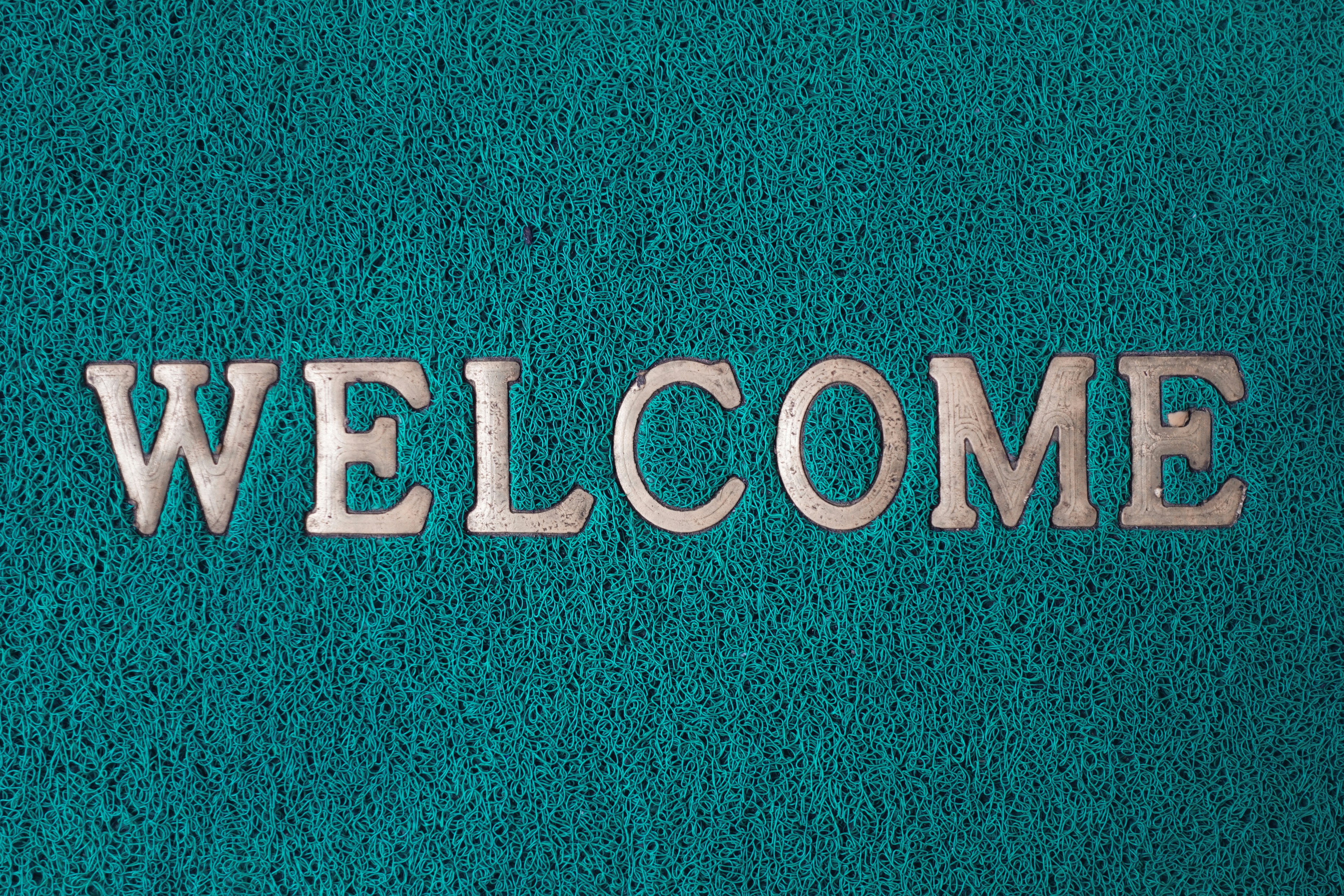 Welcome mat showing the word "welcome". photo – Free Image on Unsplash