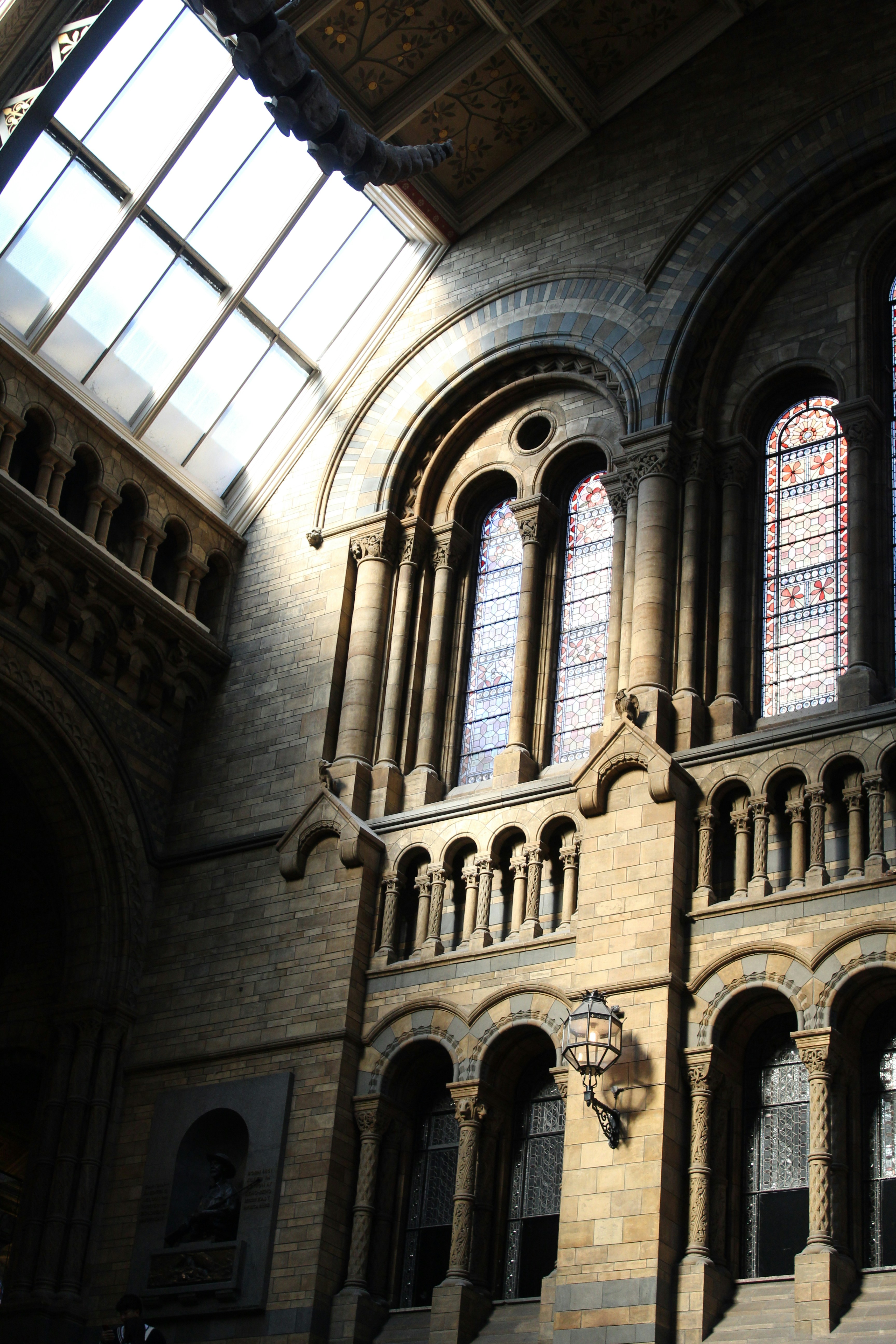 Between Stone and Stain: Sunlit Arches in a Cathedral Hall
