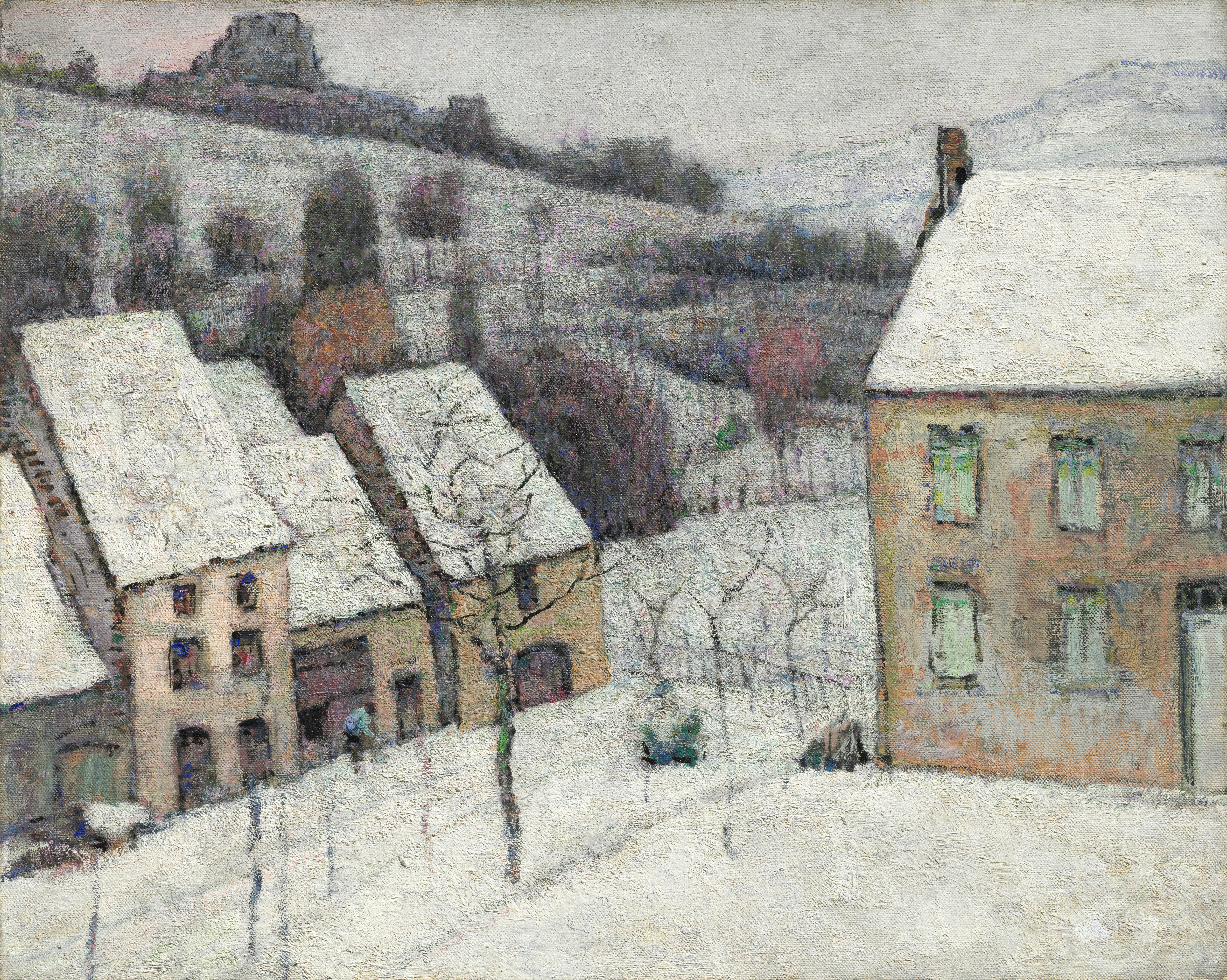 Murol in the Snow c. 1920 Victor Charreton (French, 1864–1936) France, 20th century oil on canvas https://www.clevelandart.org/art/1922.358