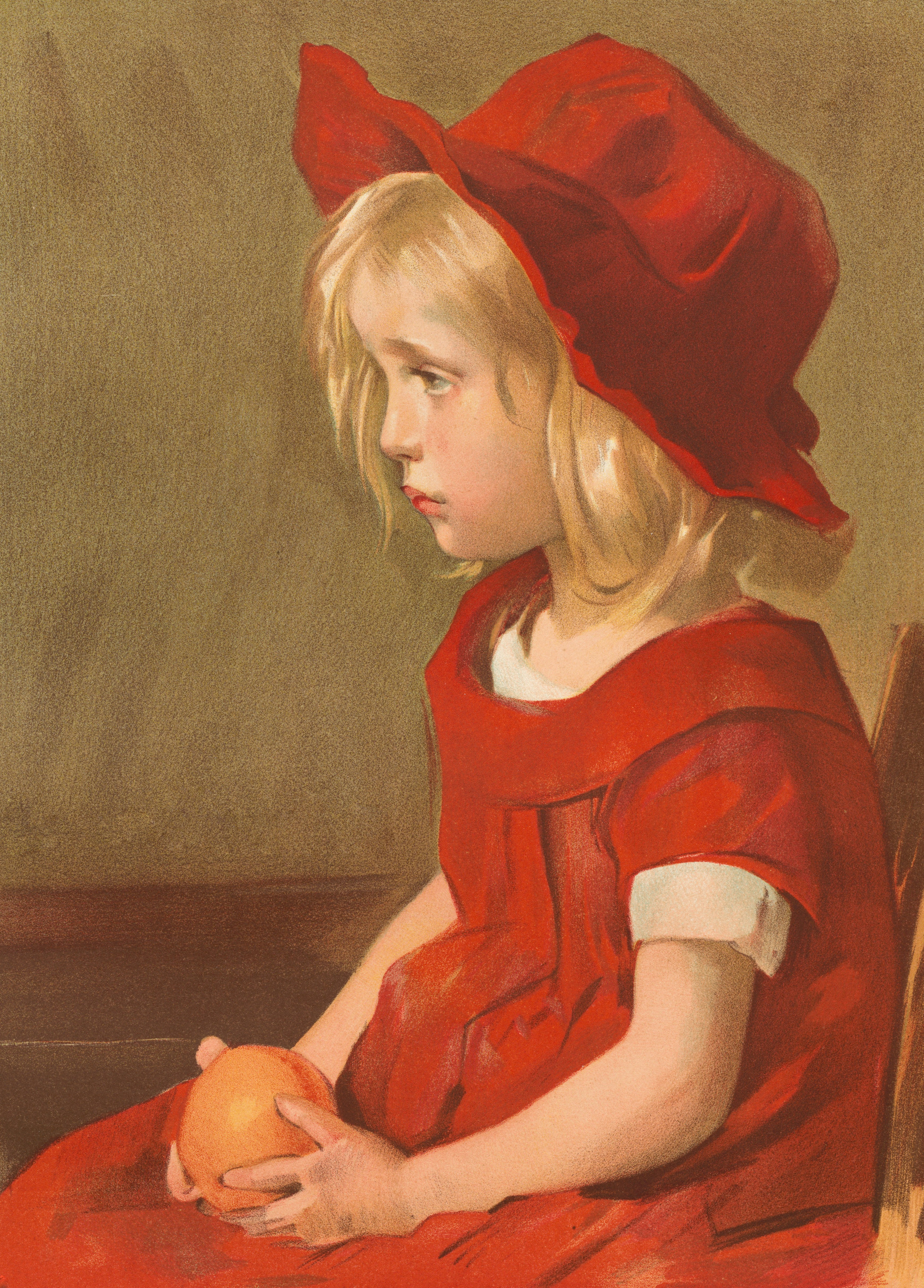 Fillette à l'Orange 1899 Louise Breslau (Swiss, 1856–1927) printer Imprimerie Champenois France, Paris Color lithograph https://www.clevelandart.org/art/2014.695.v