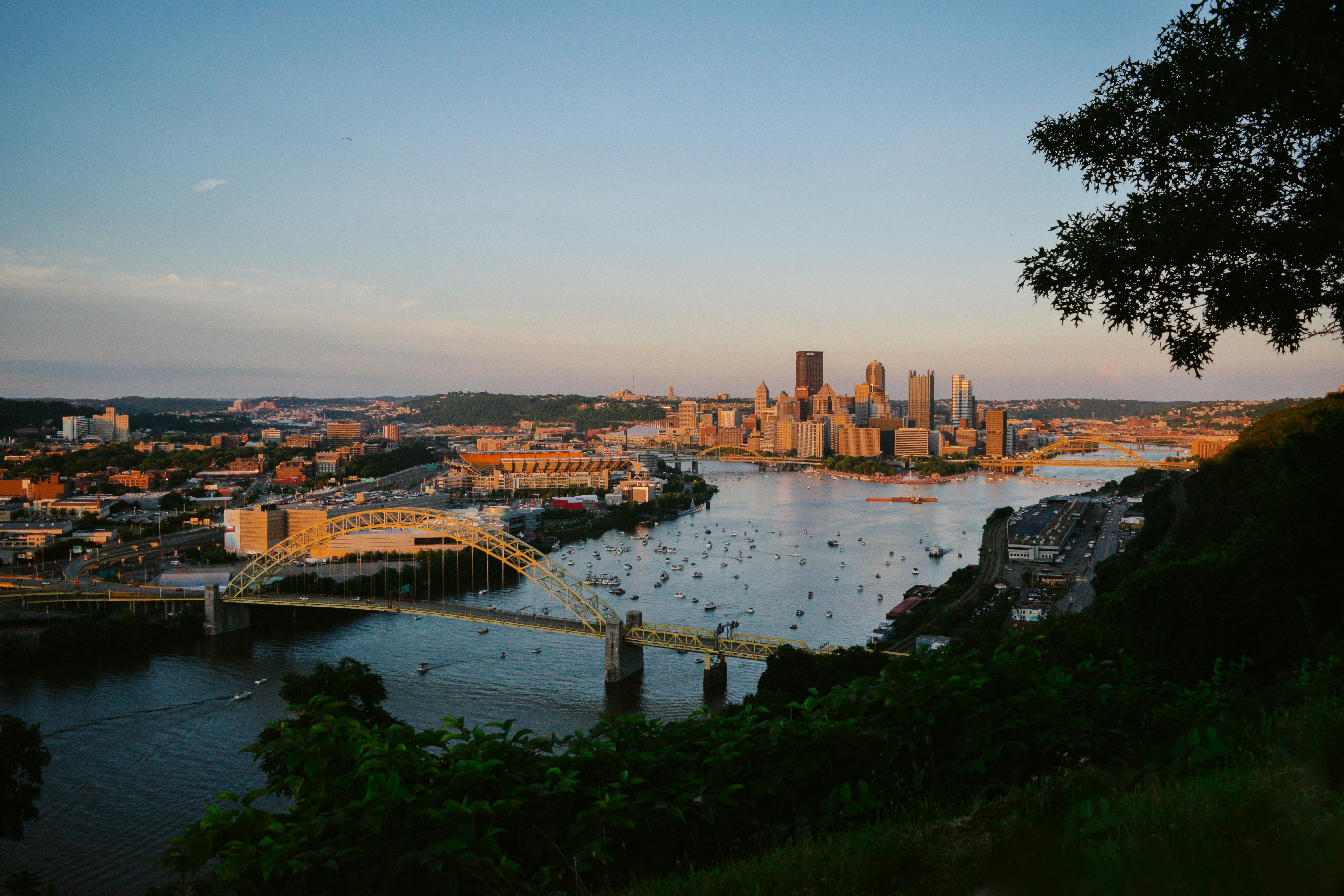 Daylight Tapestry: Cityscape Meet Riverbend
