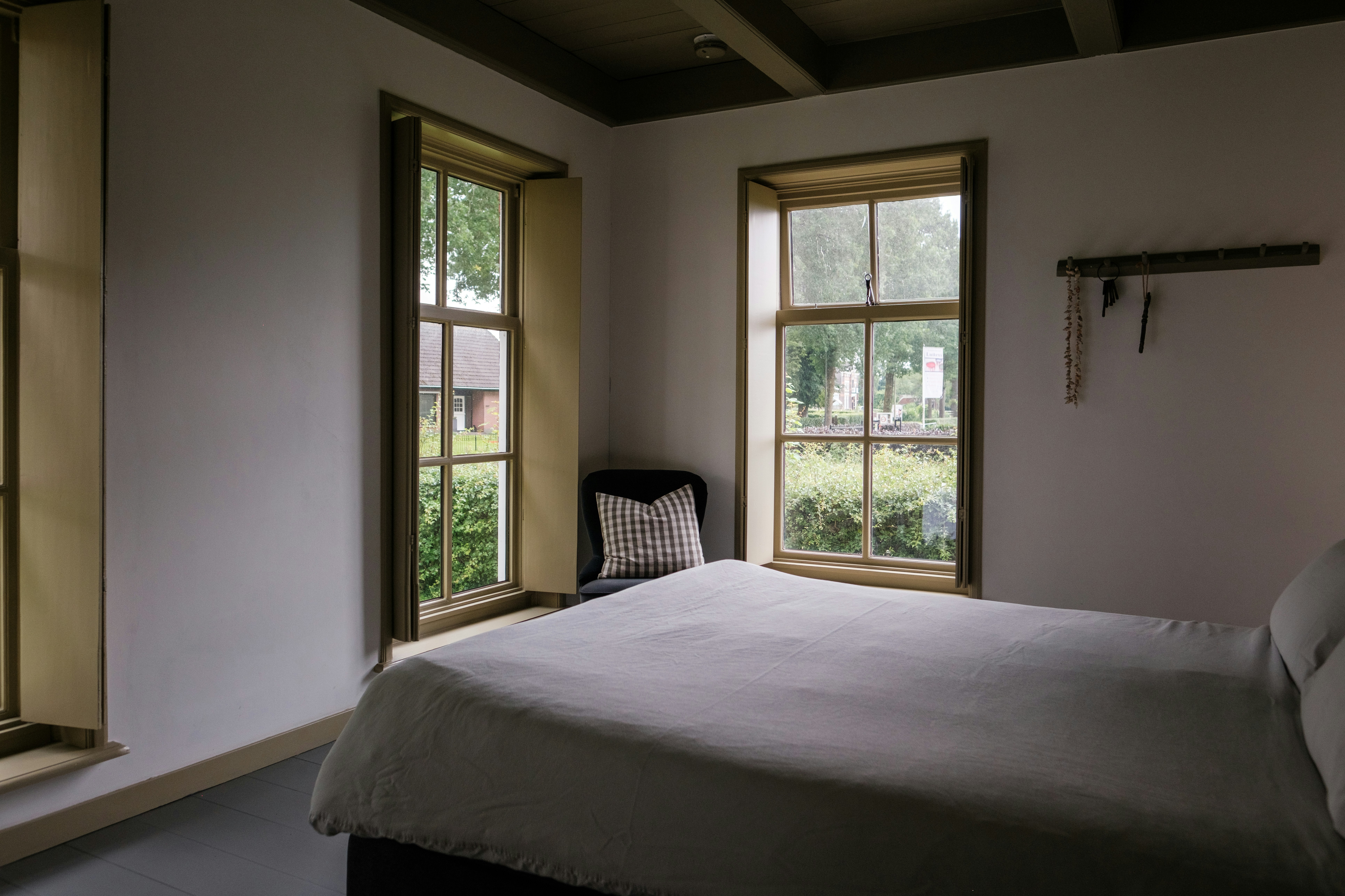 Quiet Repose: Dawn Light in a Cottage Bedroom