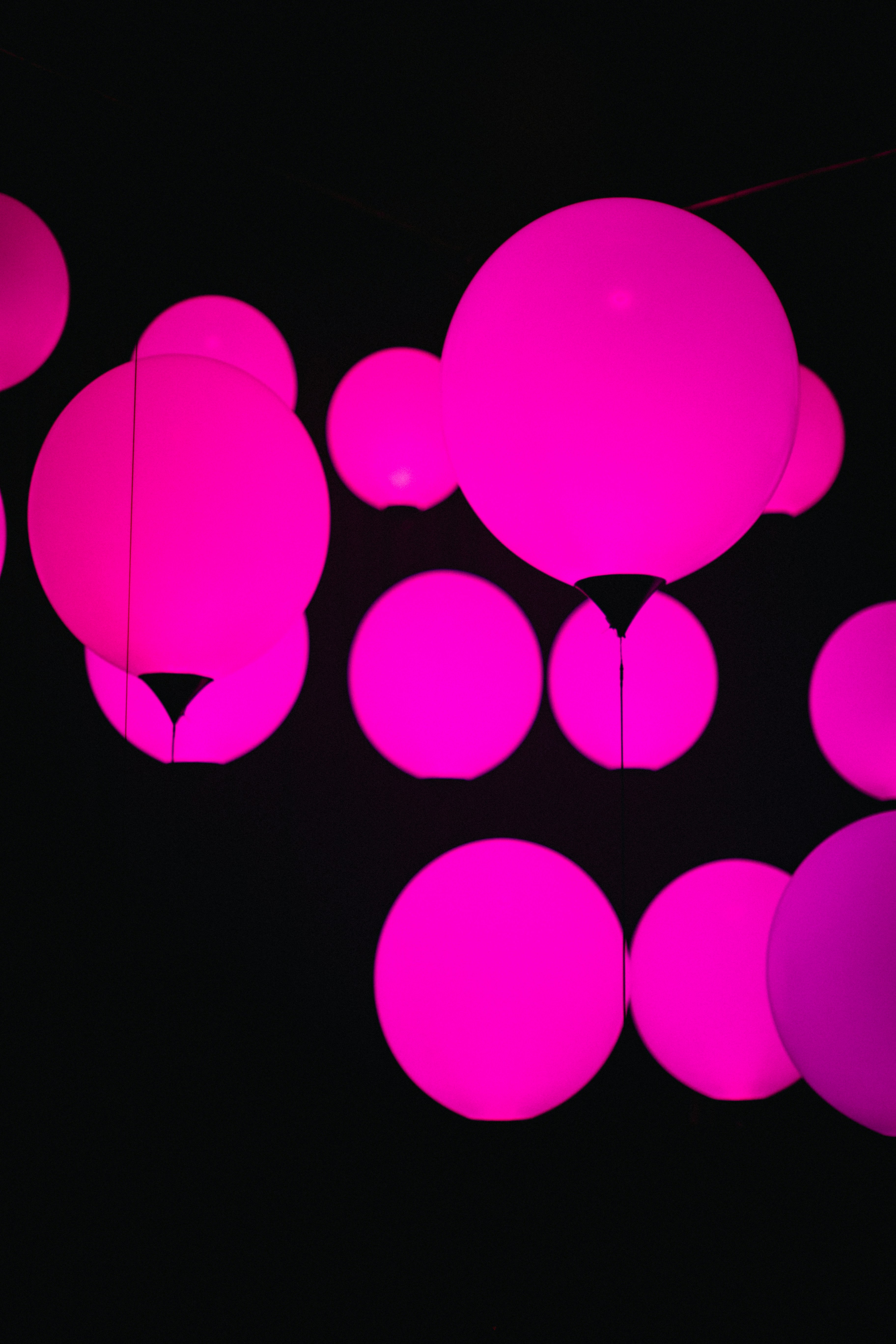 Luminescent Orbs in a Velvet Night