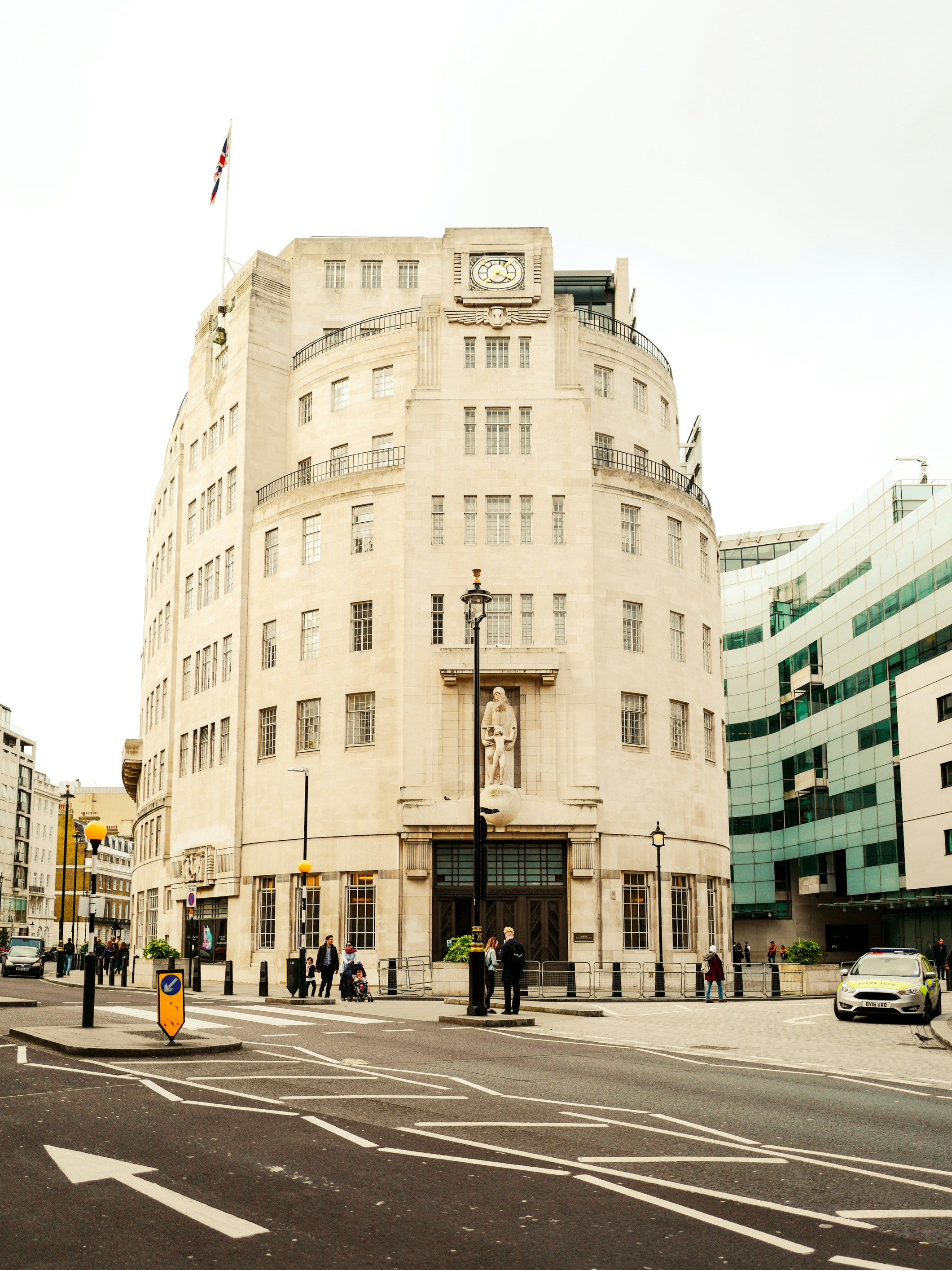 The bbc broadcasting house stands tall in london. photo – Free ...