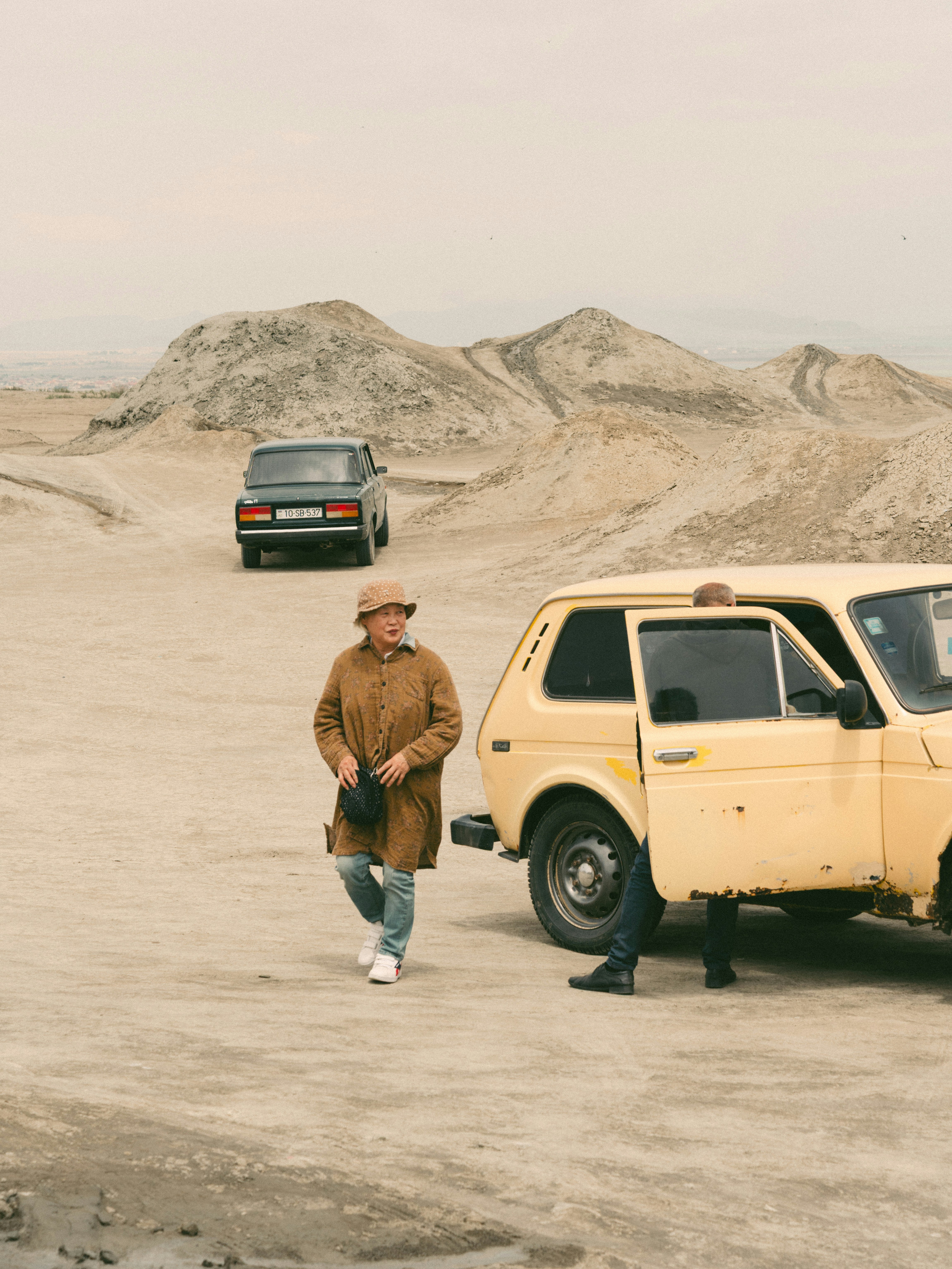 Dust Trails and Rust: A Desert Encounter with Vintage SUVs