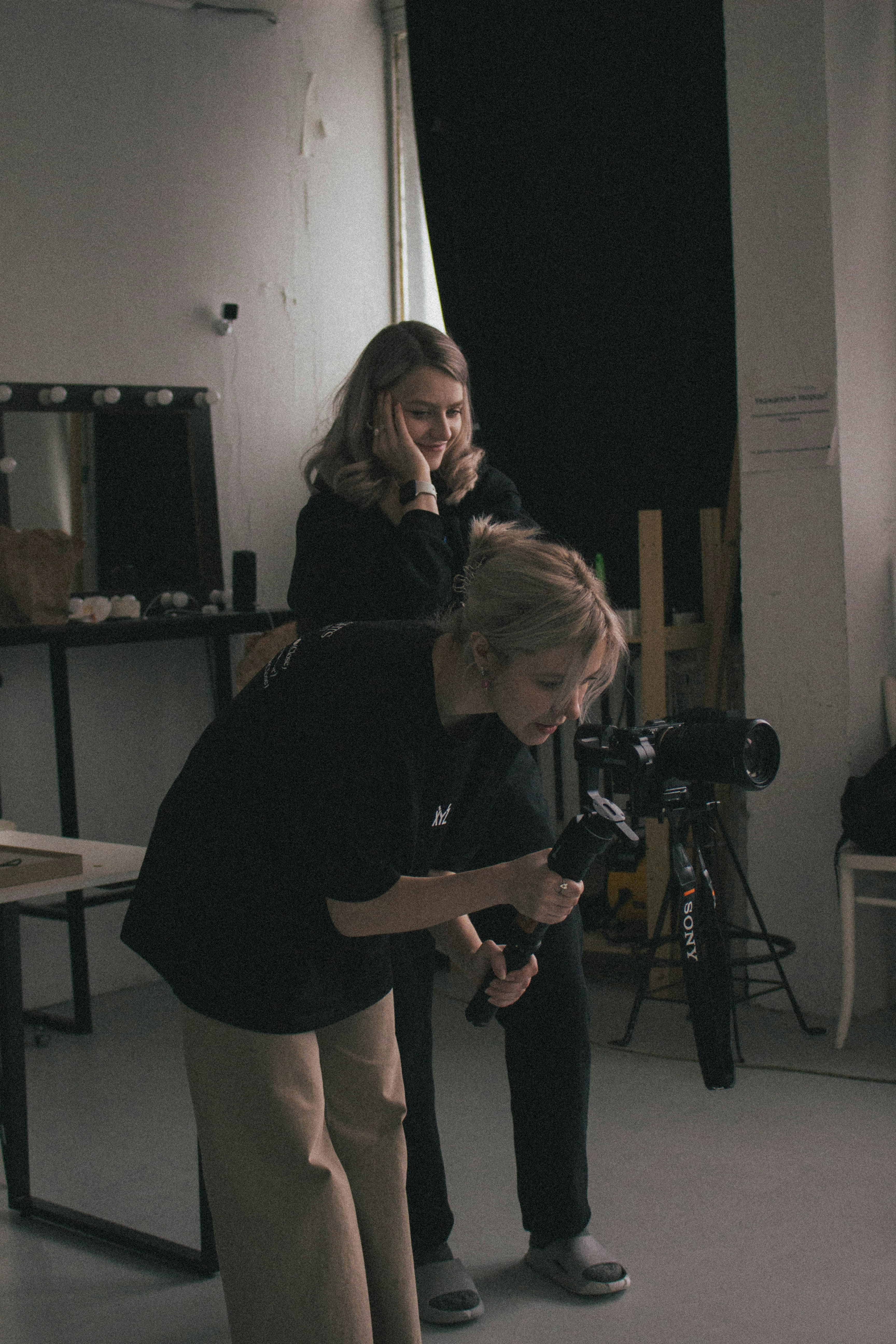Behind the Lens: A Creative Moment in Action