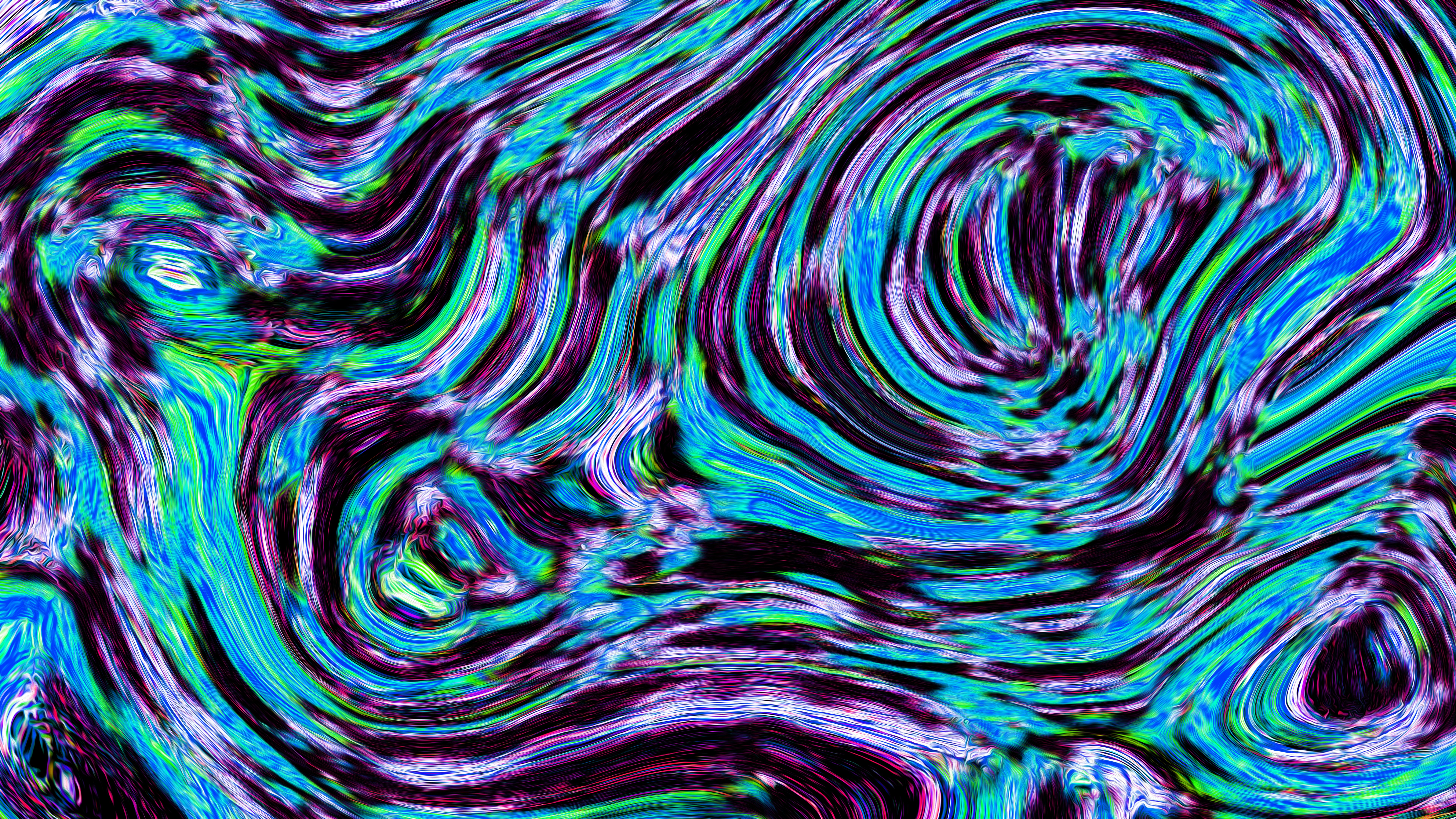Swirling, colorful abstract art with a marbled effect. photo – Free ...