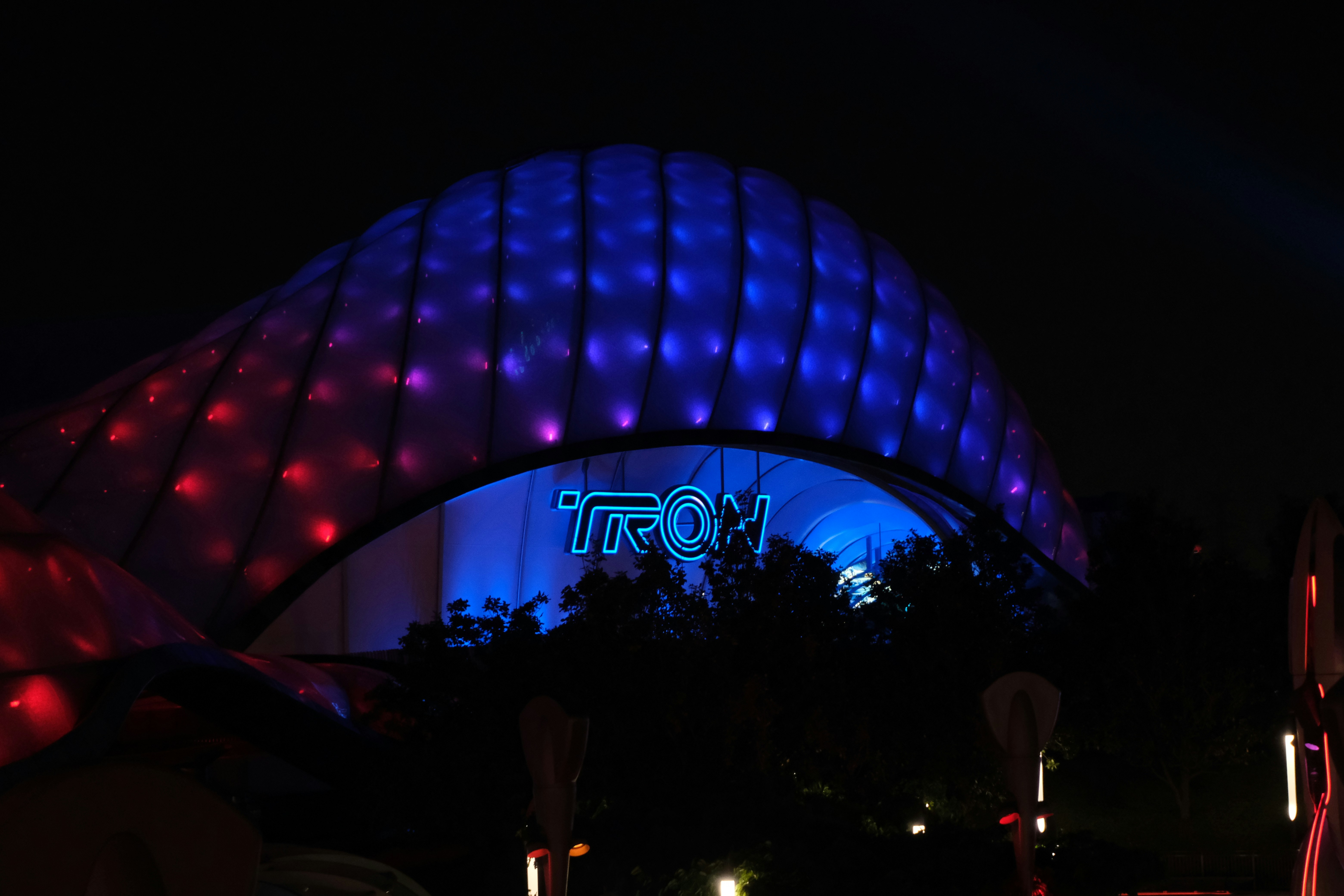 Tron lightcycle run at night in the park. photo – Free Shanghai Image ...