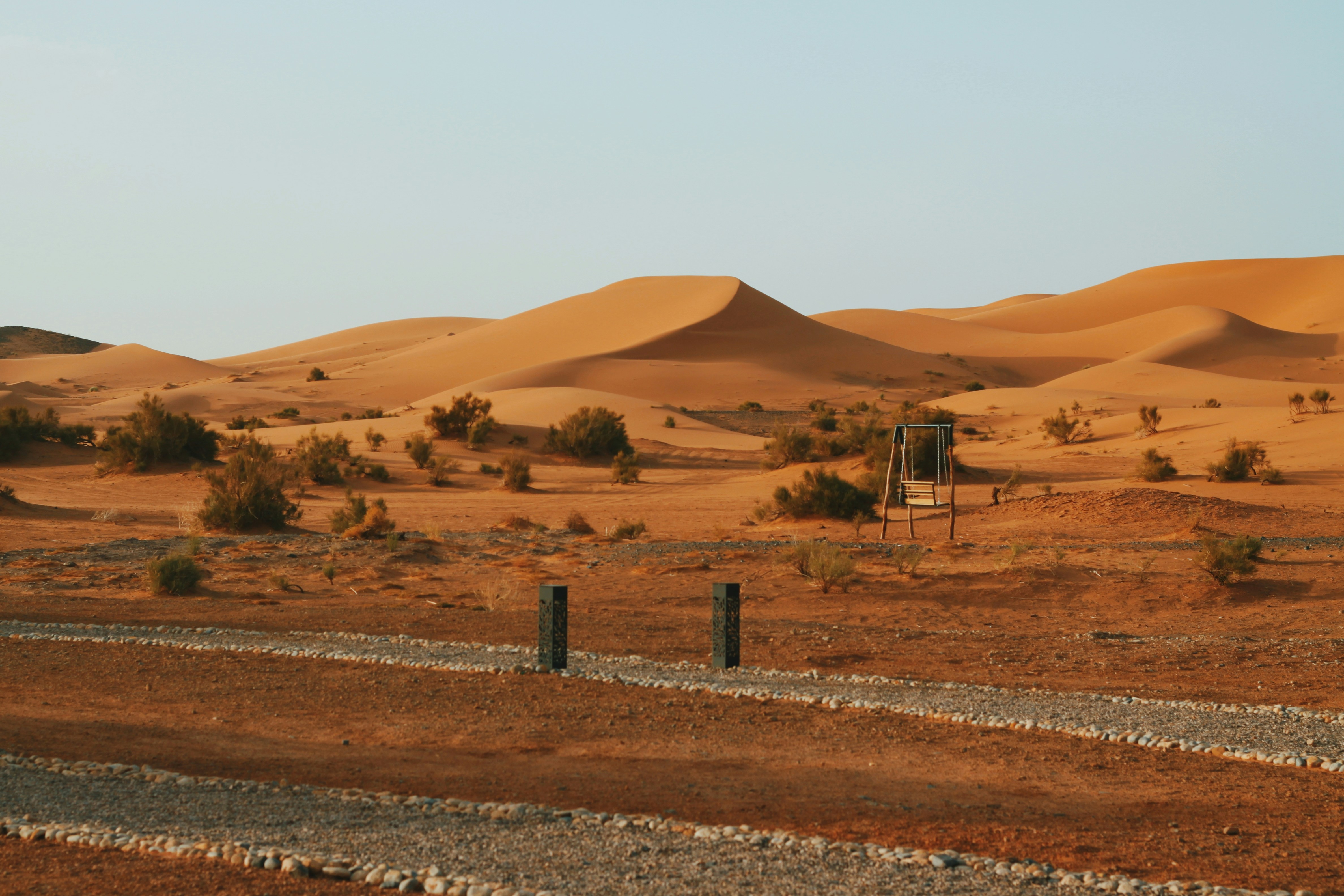 Whispers of the Dunes: A Serene Desert Landscape