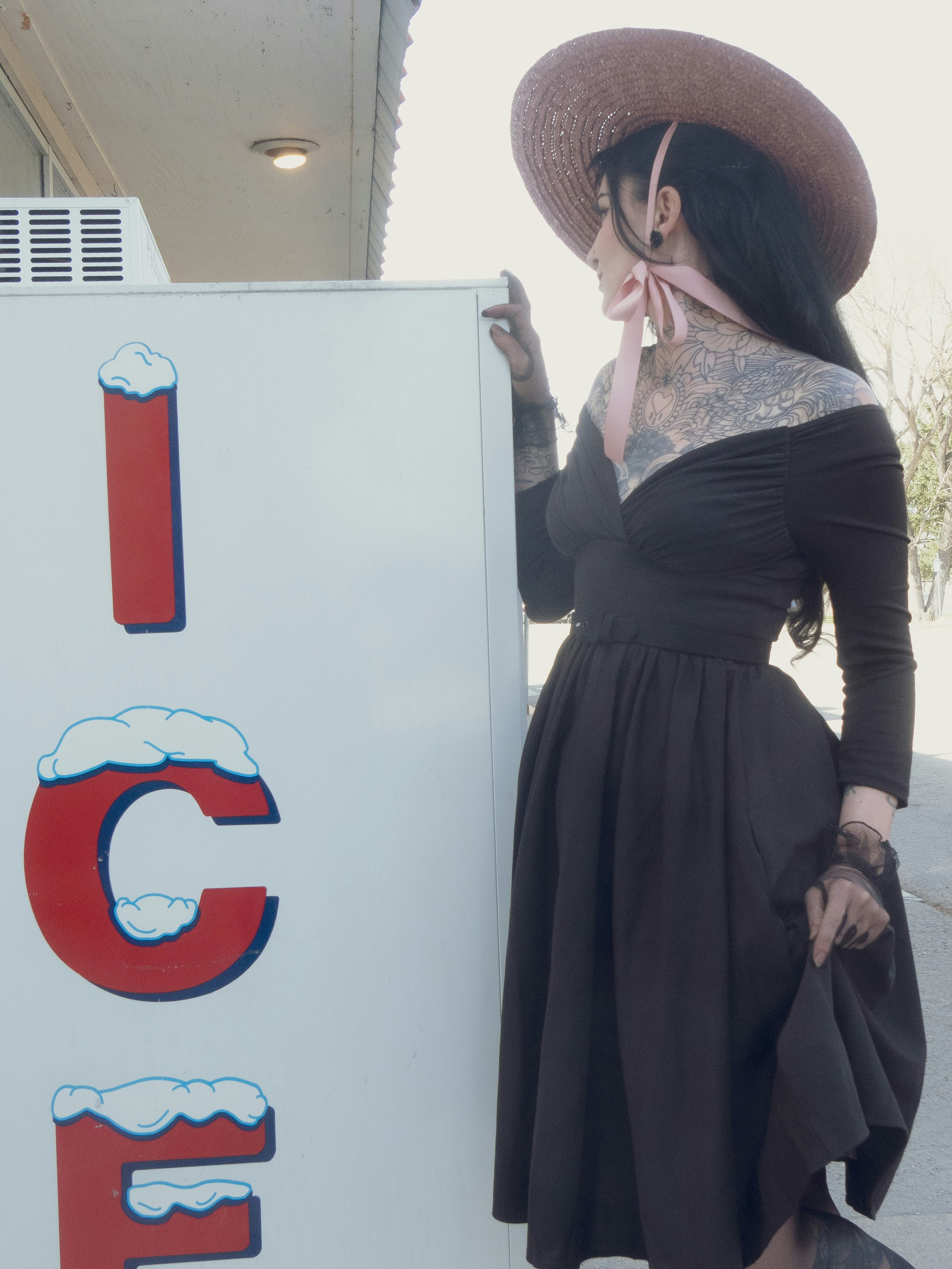 Charming Encounter at the Ice Stand