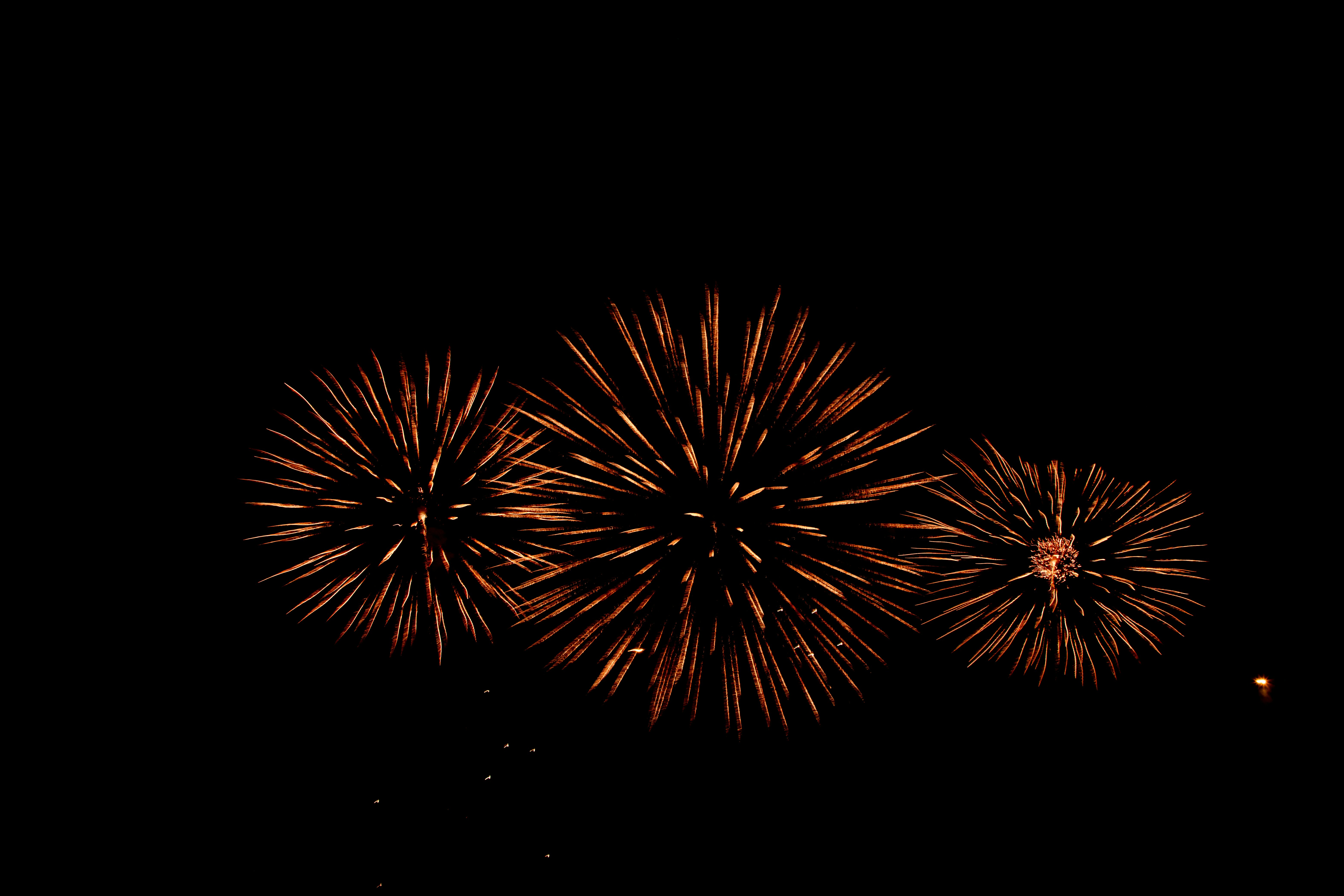 Symphony of Sparks: A Nighttime Celebration